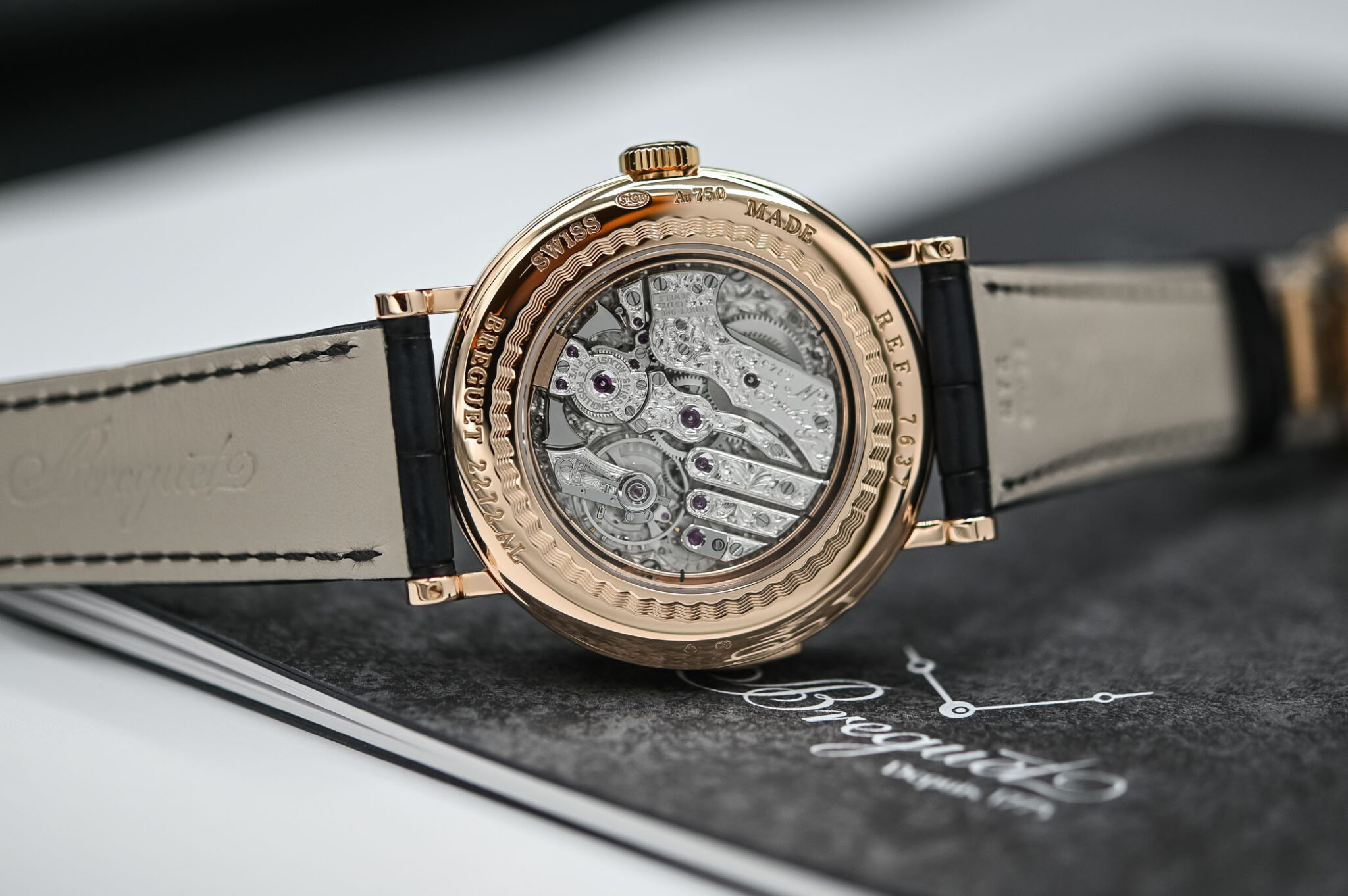 Introducing The Black Enamel & Pink Gold Breguet Classique 7637 ...