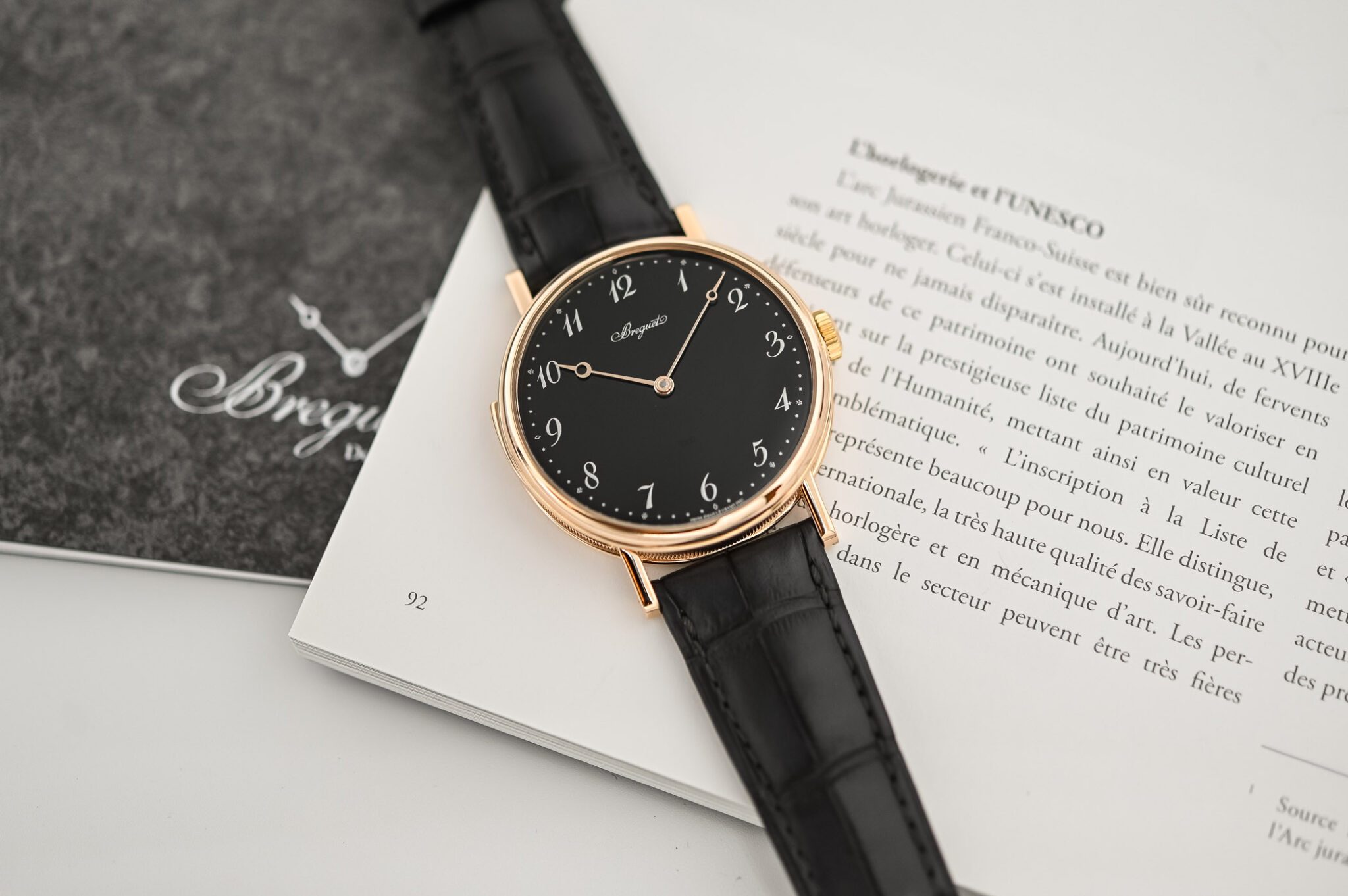 Introducing The Black Enamel & Pink Gold Breguet Classique 7637 ...