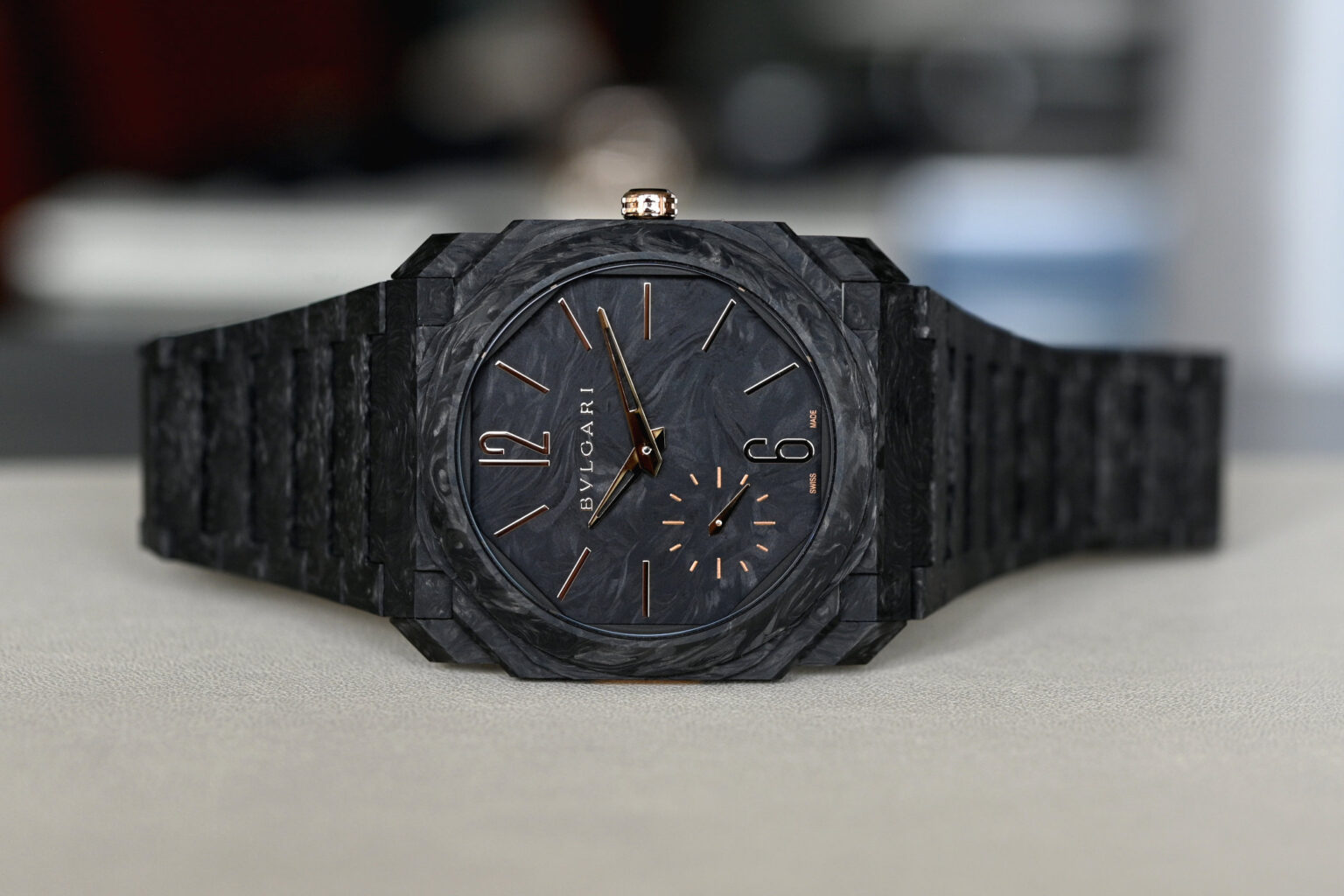The New Bulgari Octo Finissimo Carbon Gold Editions (Live Pics & Video)