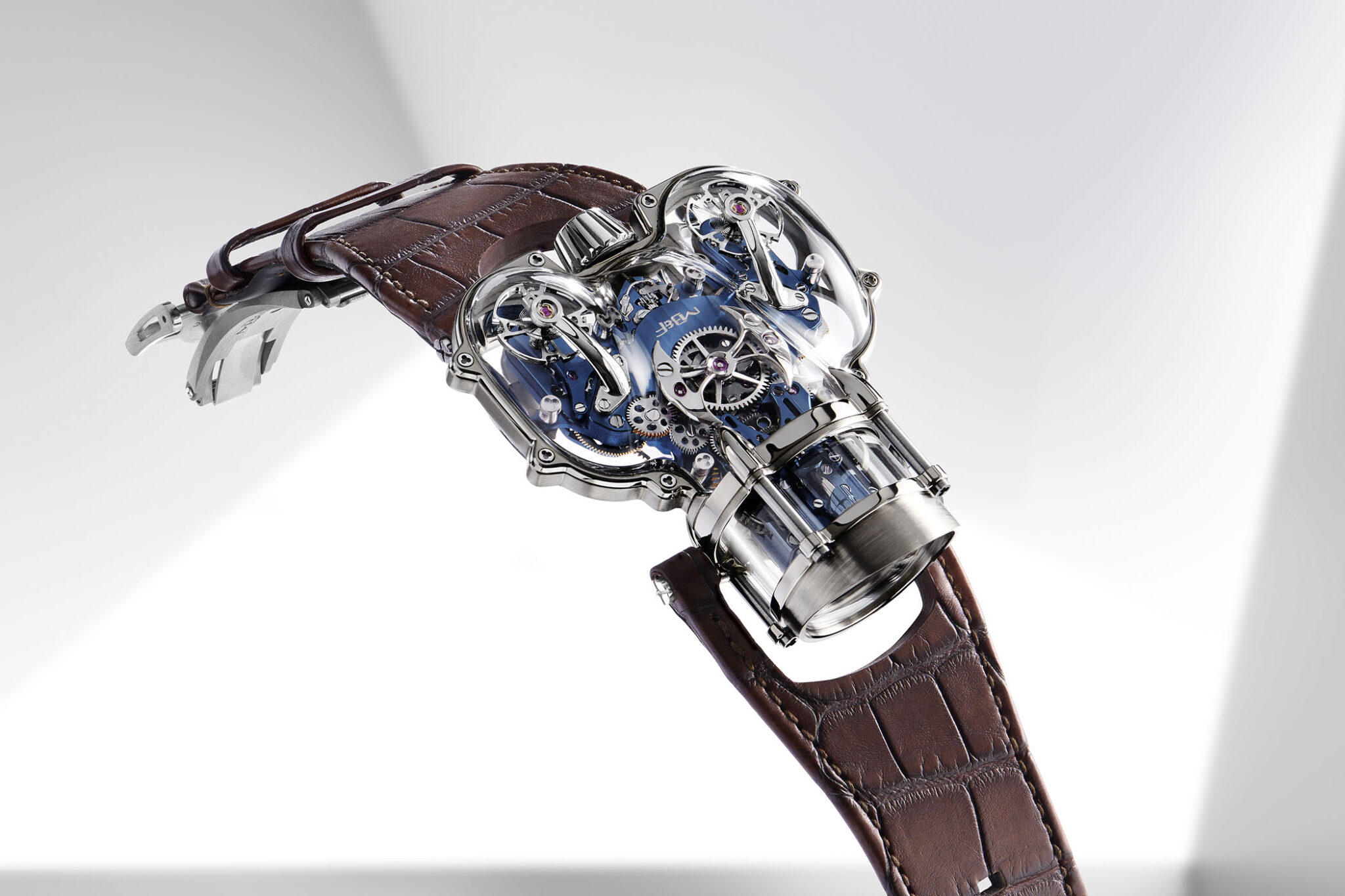 Introducing The New Green and Blue Editions of the MB&F HM9 Sapphire Vision