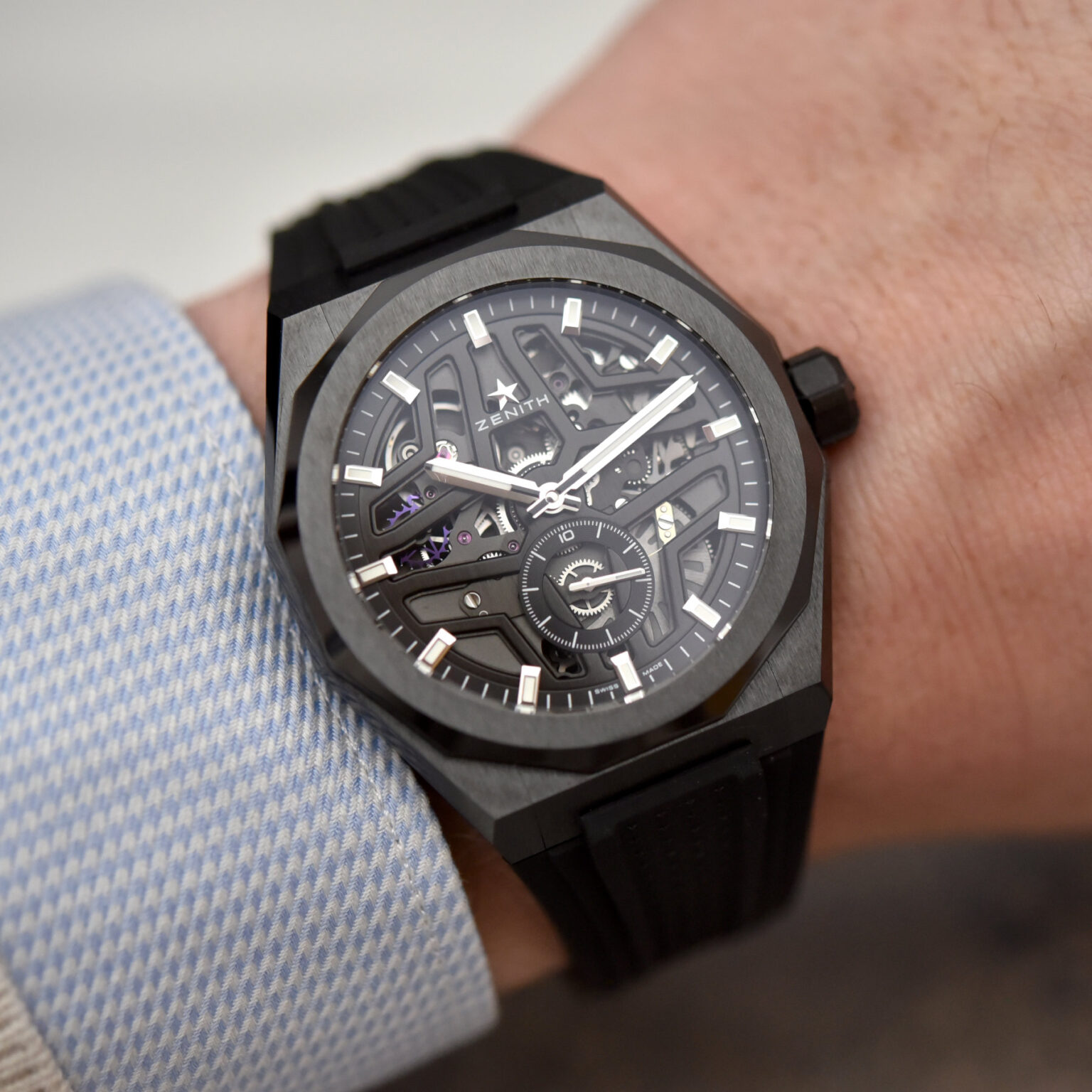 The Black Ceramic Editions Of The Zenith Defy Skyline & Defy Skyline ...