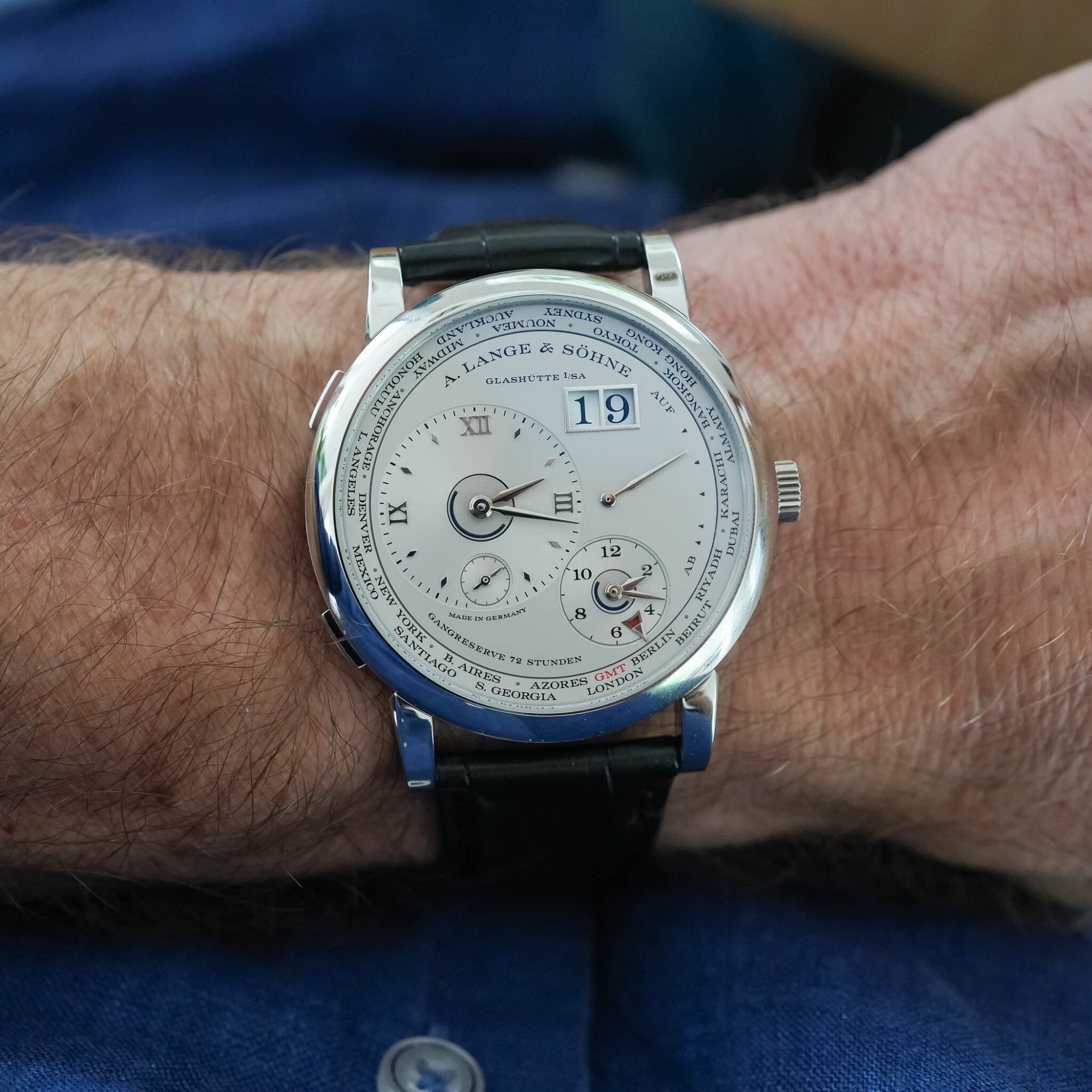 Review: The A. Lange & Söhne Lange 1 Time Zone in Platinum