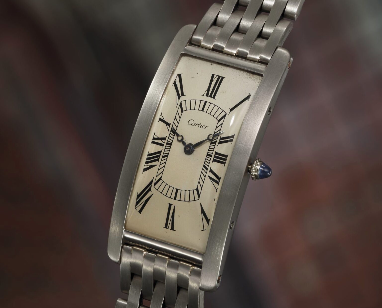 Introducing The Cartier Tank Cintreé Re-Edition in Platinum