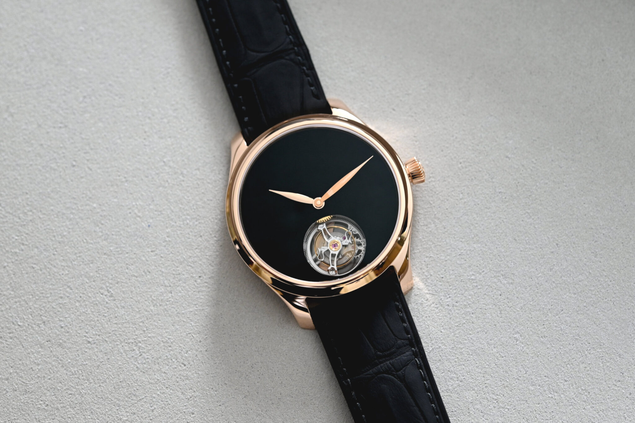 A Quintet Of Tantalising Black And Gold Watches