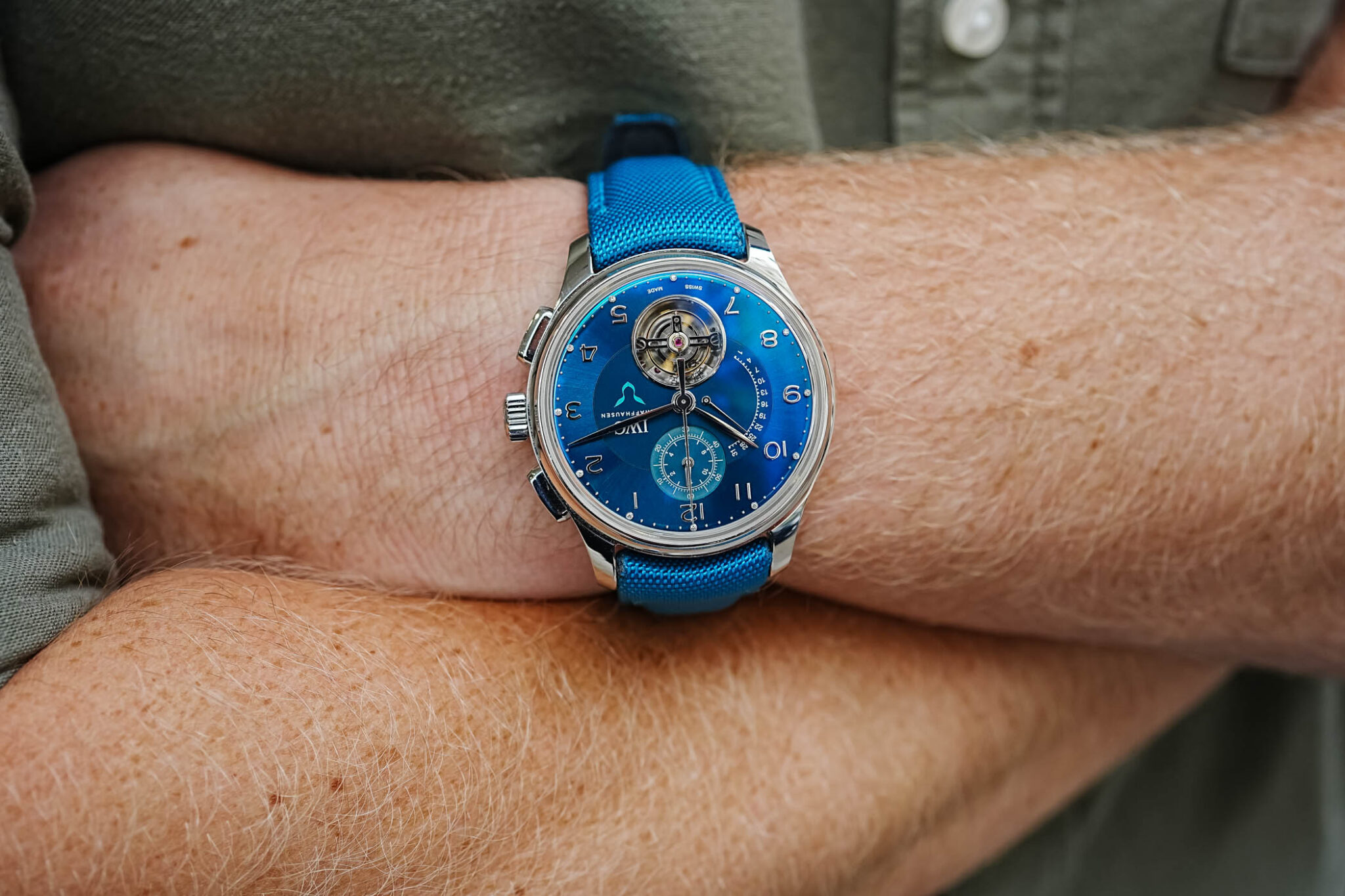 First Look: IWC Portugieser Tourbillon Rétrograde Chronograph Lewis Hamilton