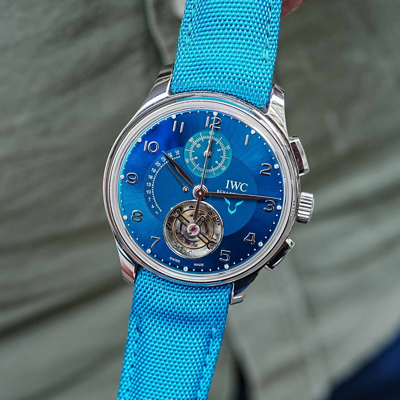 First Look: IWC Portugieser Tourbillon Rétrograde Chronograph Lewis Hamilton