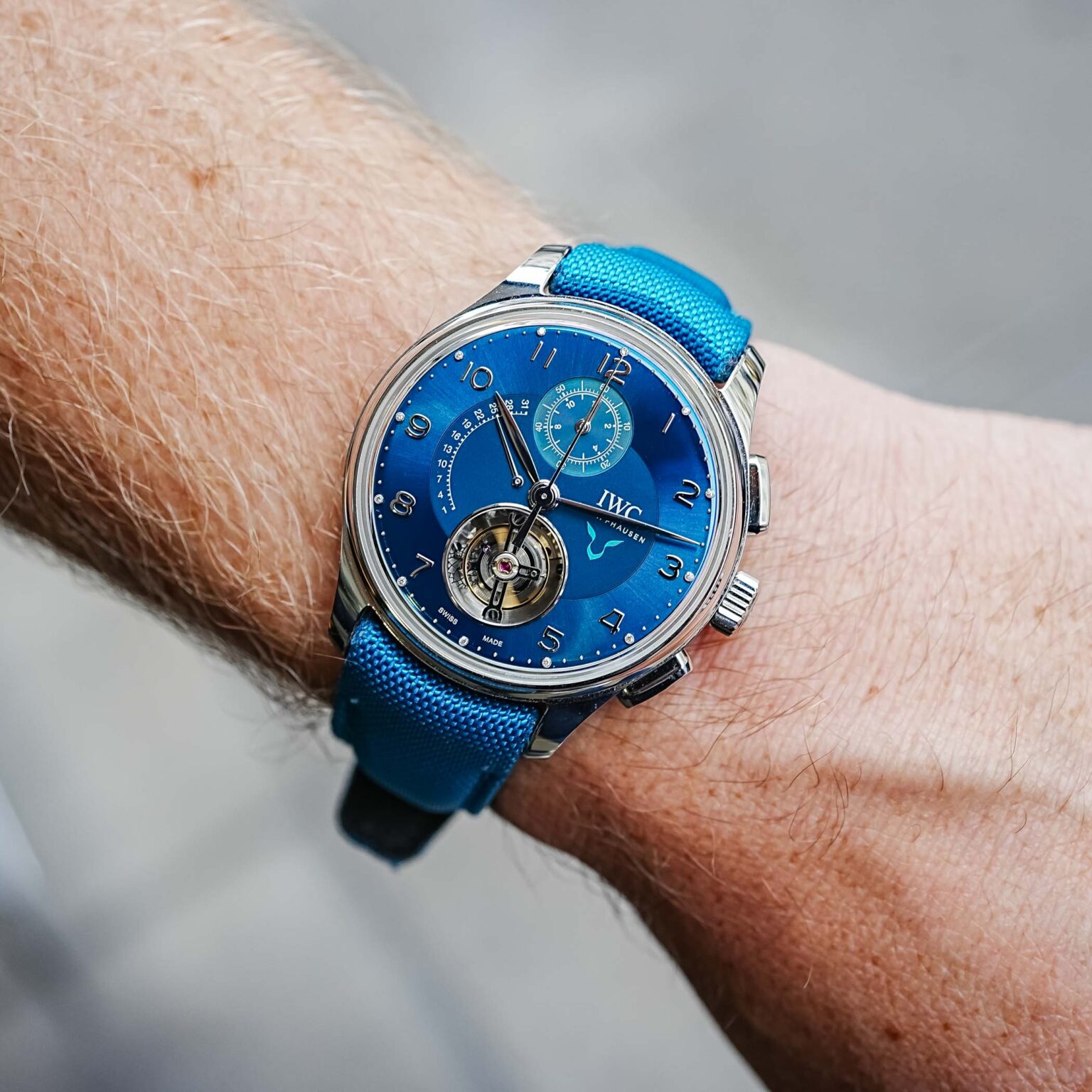 First Look: IWC Portugieser Tourbillon Rétrograde Chronograph Lewis ...