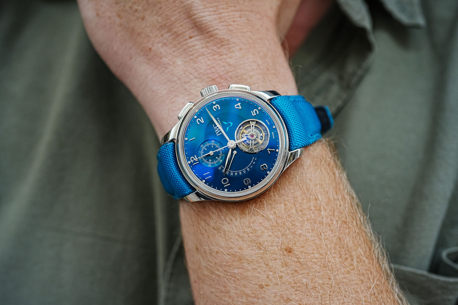 First Look: IWC Portugieser Tourbillon Rétrograde Chronograph Lewis ...