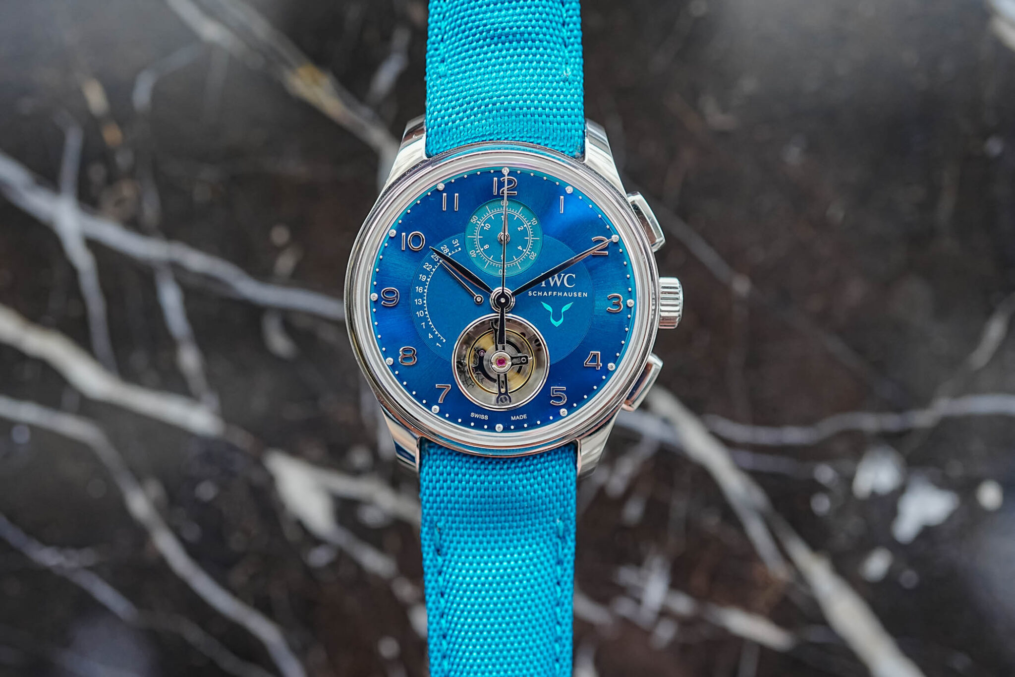 First Look: IWC Portugieser Tourbillon Rétrograde Chronograph Lewis Hamilton