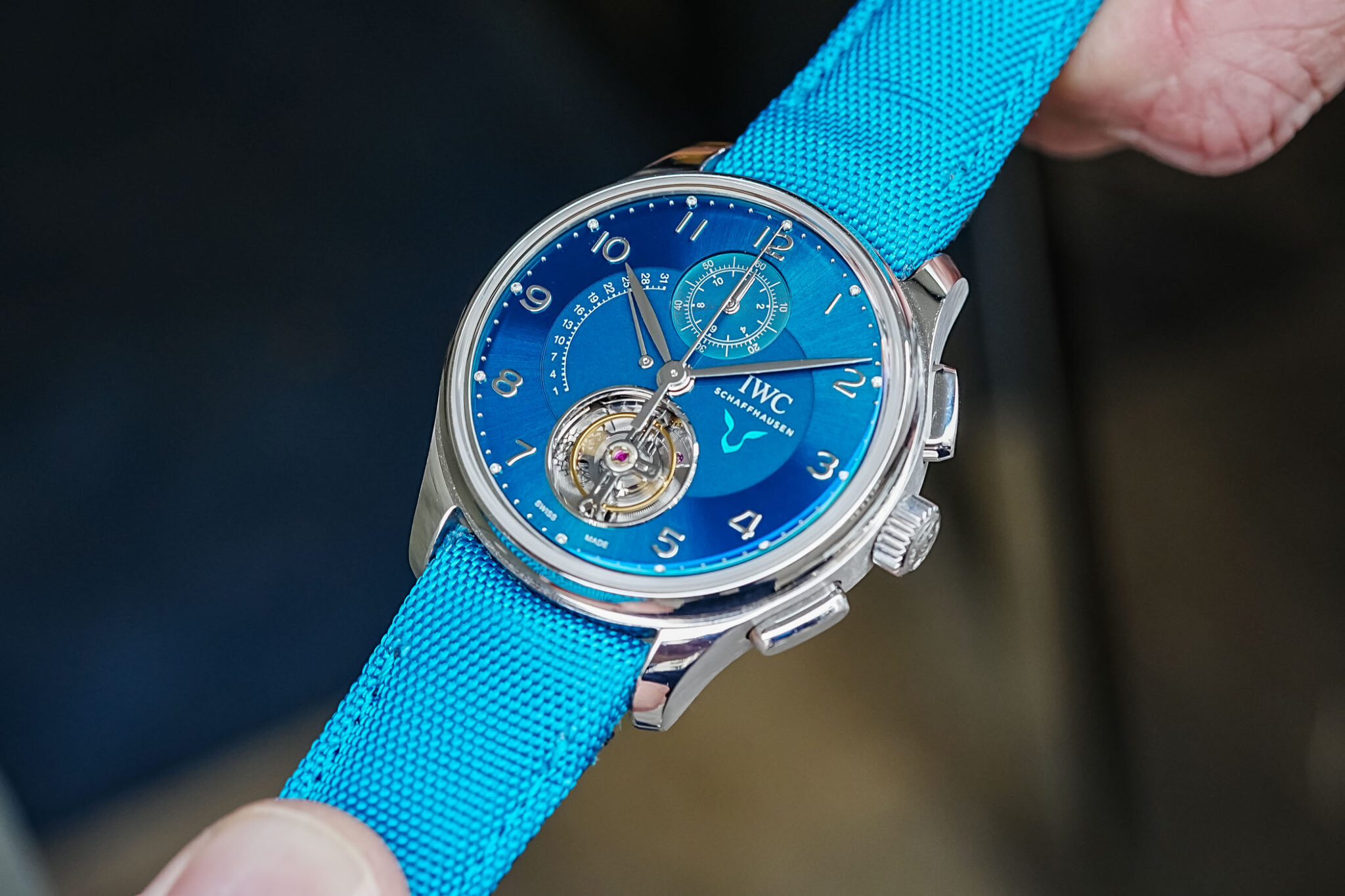 First Look: IWC Portugieser Tourbillon Rétrograde Chronograph Lewis Hamilton