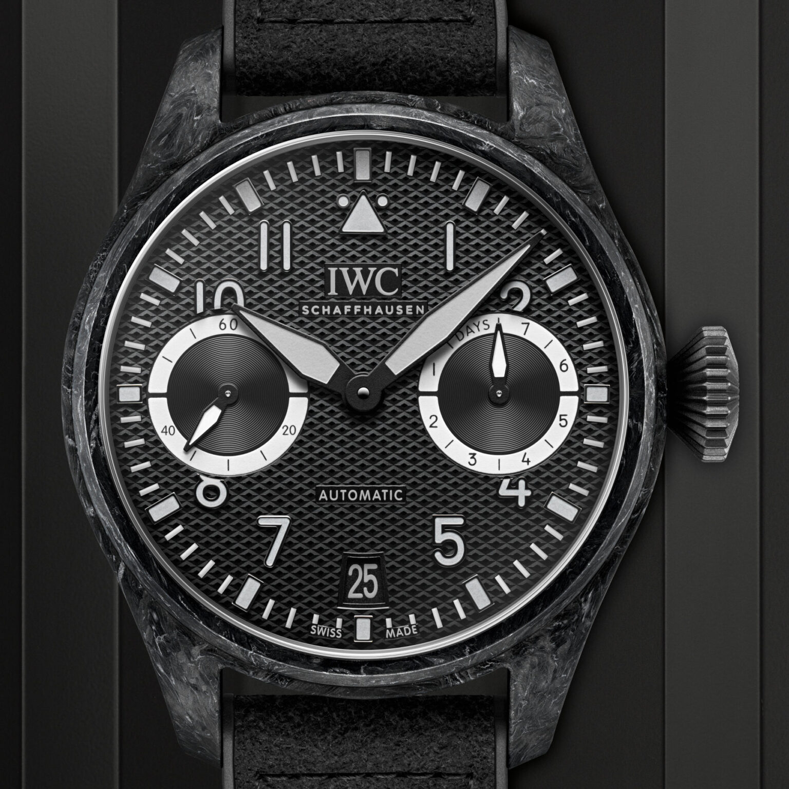 IWC Introduces The Big Pilot G63 In Armor Hold and Ceramic Matrix Composite