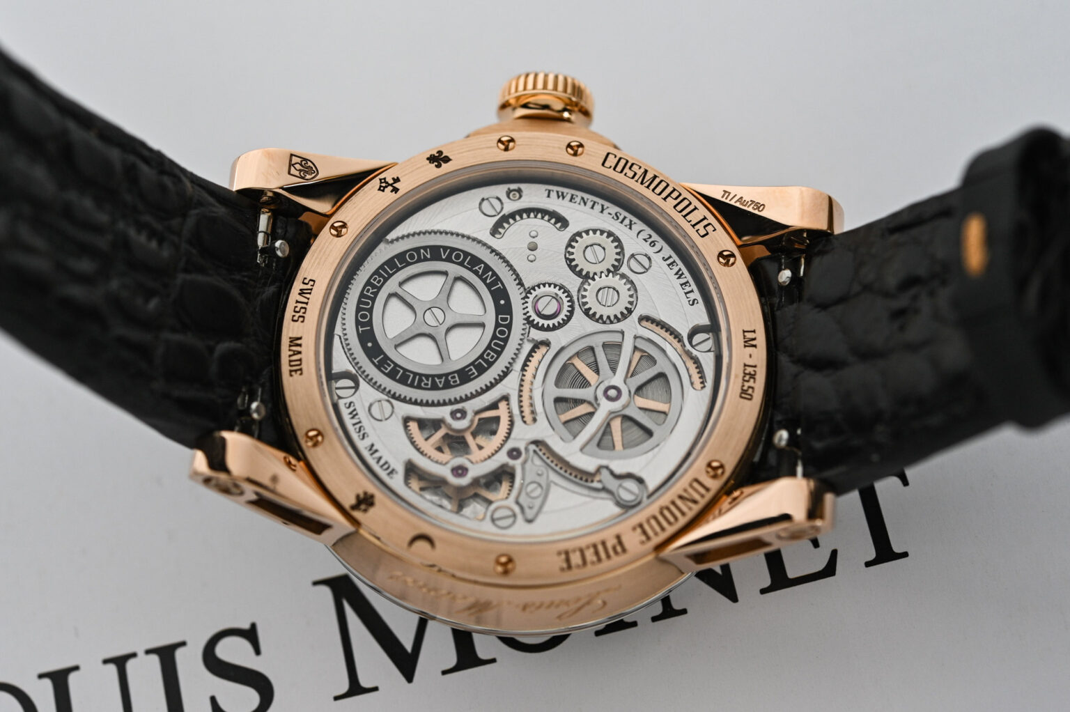 First Look: Louis Moinet Cosmopolis And Its Dial With 12 Meteorites