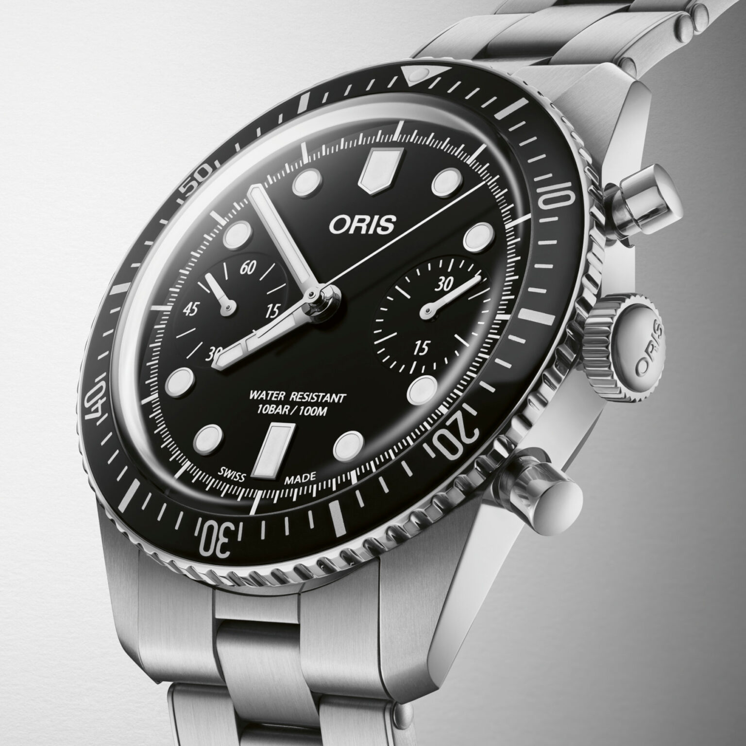 Introducing The More Compact Oris Divers Sixty Five Chronograph