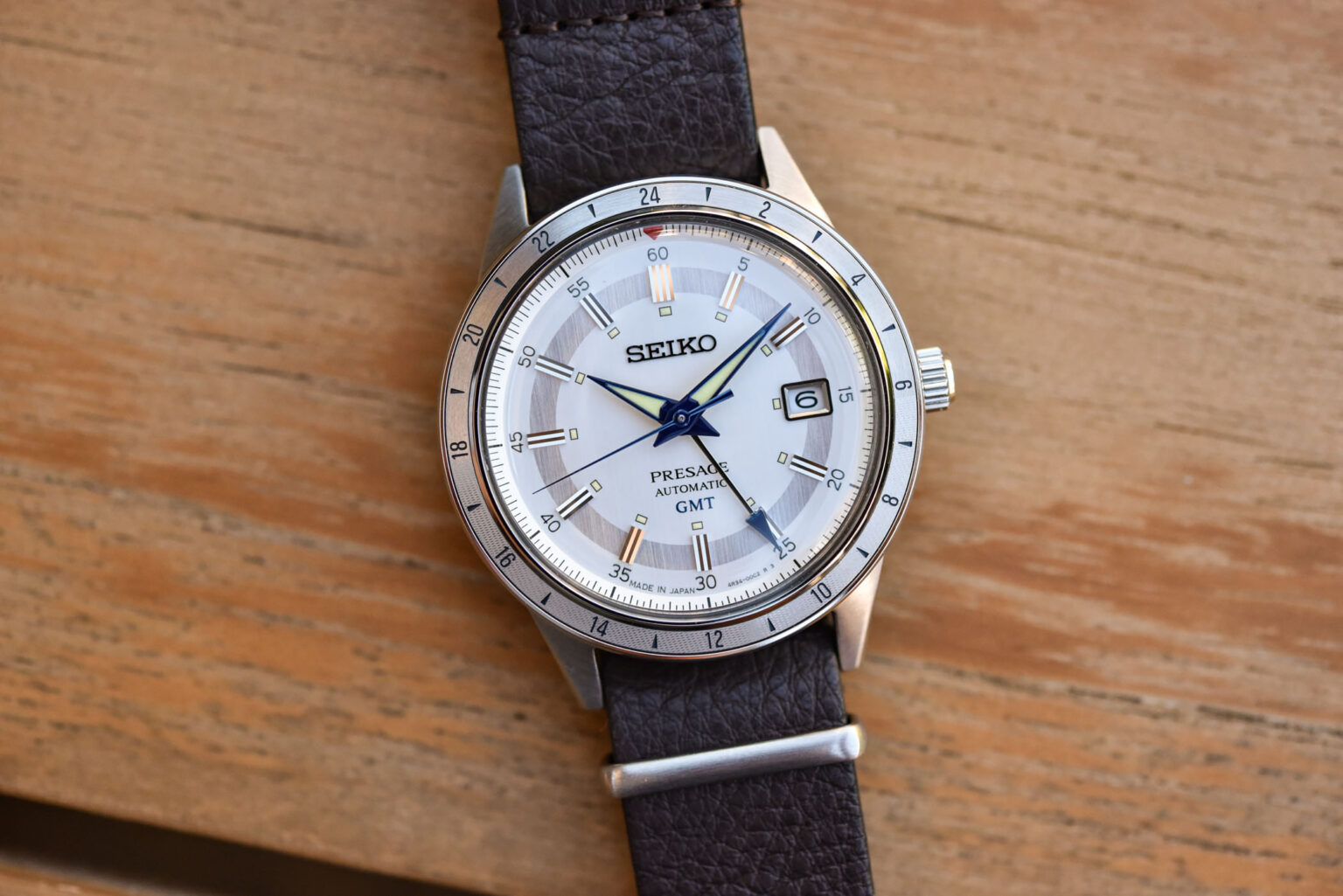 First Look: The New Seiko Presage Style60’s GMT SSK015