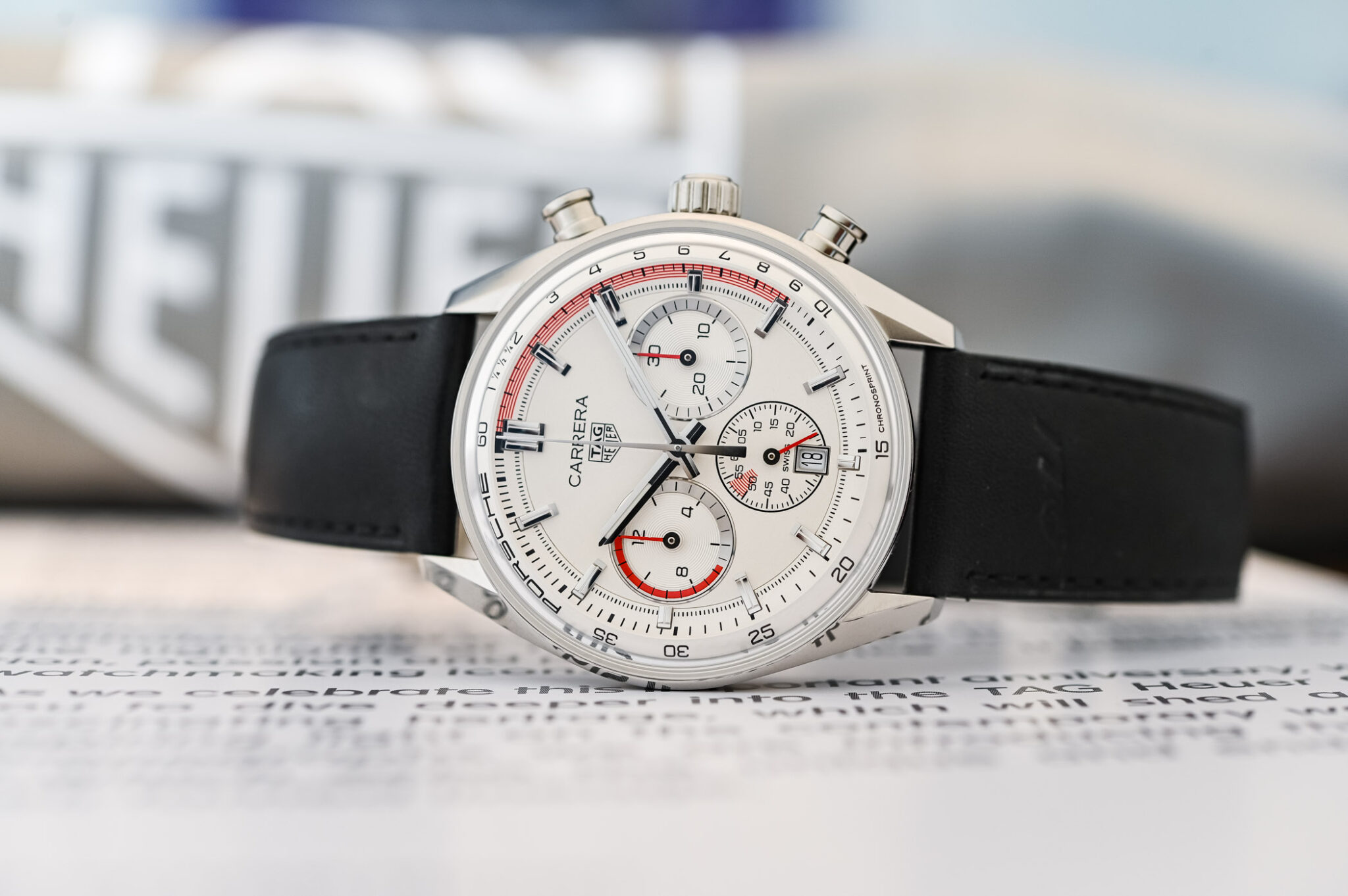 First Look: The new TAG Heuer Carrera Chronosprint x Porsche