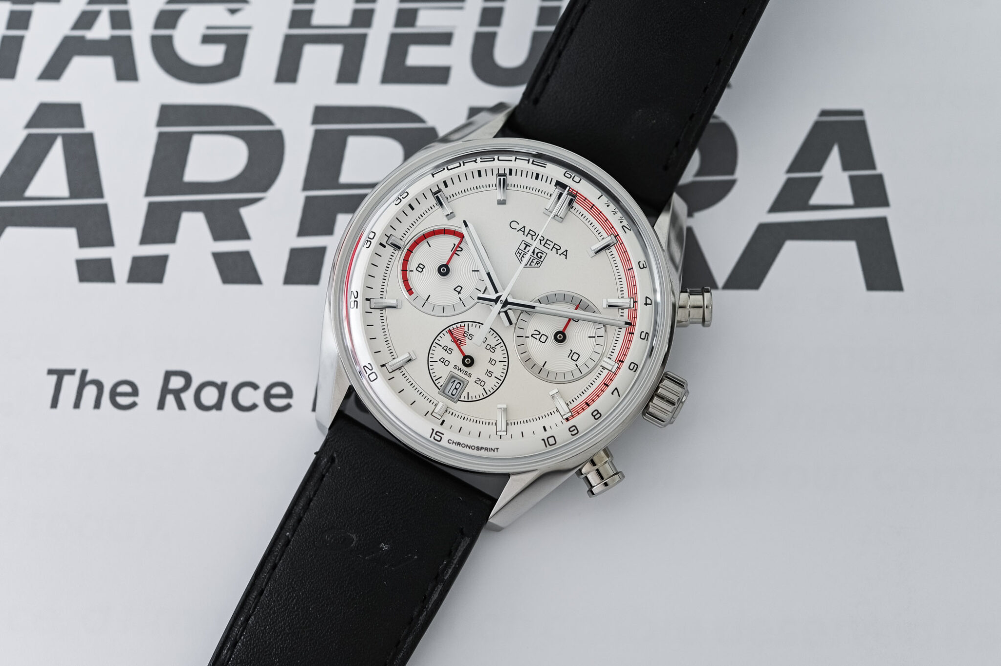 First Look: The new TAG Heuer Carrera Chronosprint x Porsche