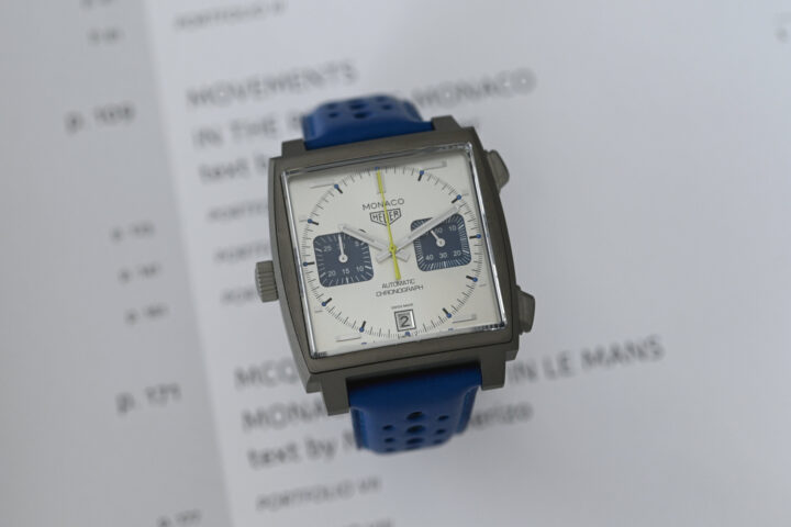 Getting Ready To Race With The TAG Heuer Monaco Chronograph Racing Blue ...