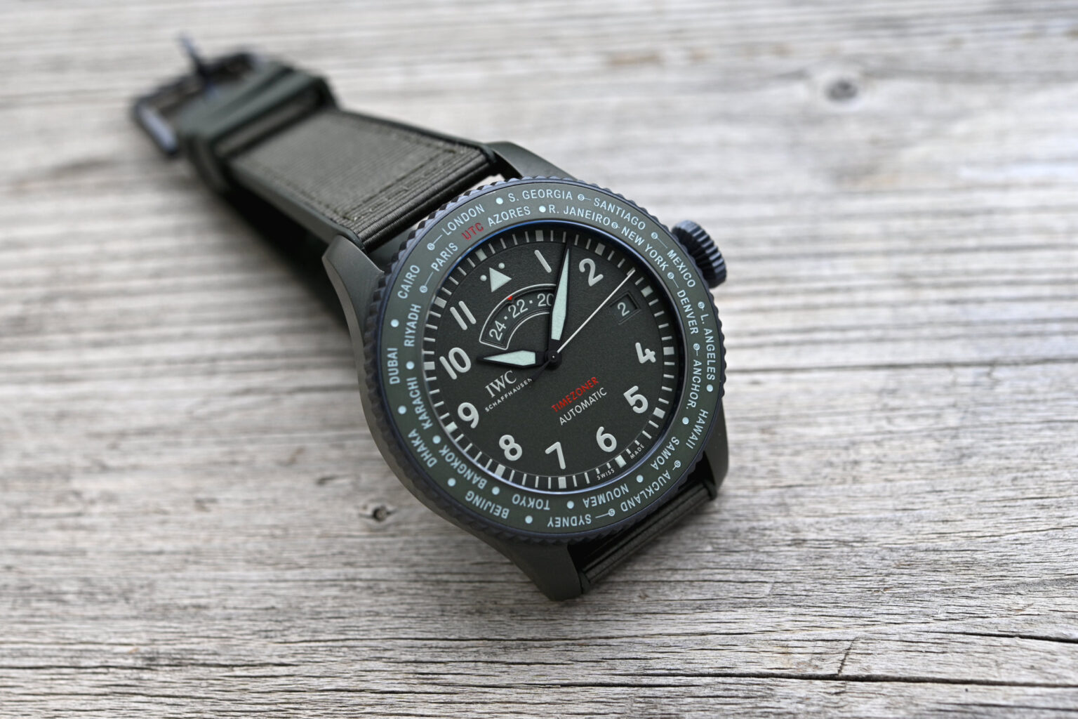 IWC Adopts The Woodland Concept For Its Clever Pilot's Watch Timezoner ...