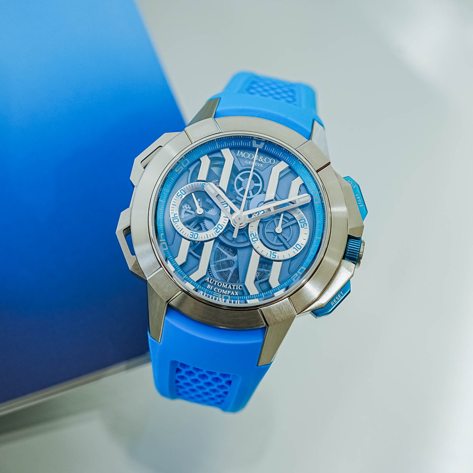 First Look The New And Sculptural Jacob Co Epic X Chrono 44mm Titanium