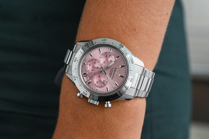 First Look: The Zenith Chronomaster Sport Pink Dial & Steel Bezel