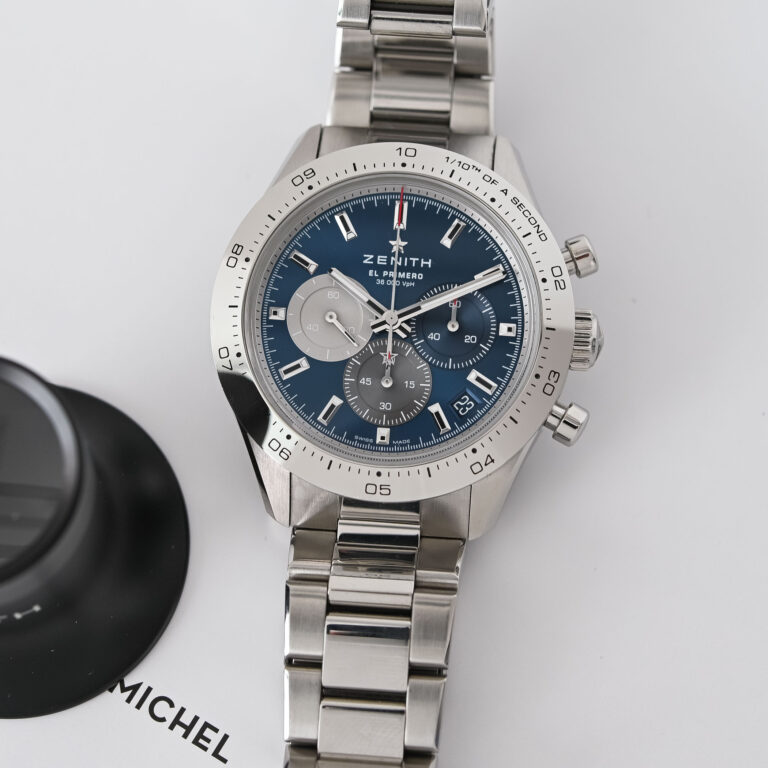 First Look: The New Full-Steel & Blue Dial Zenith Chronomaster Sport ...