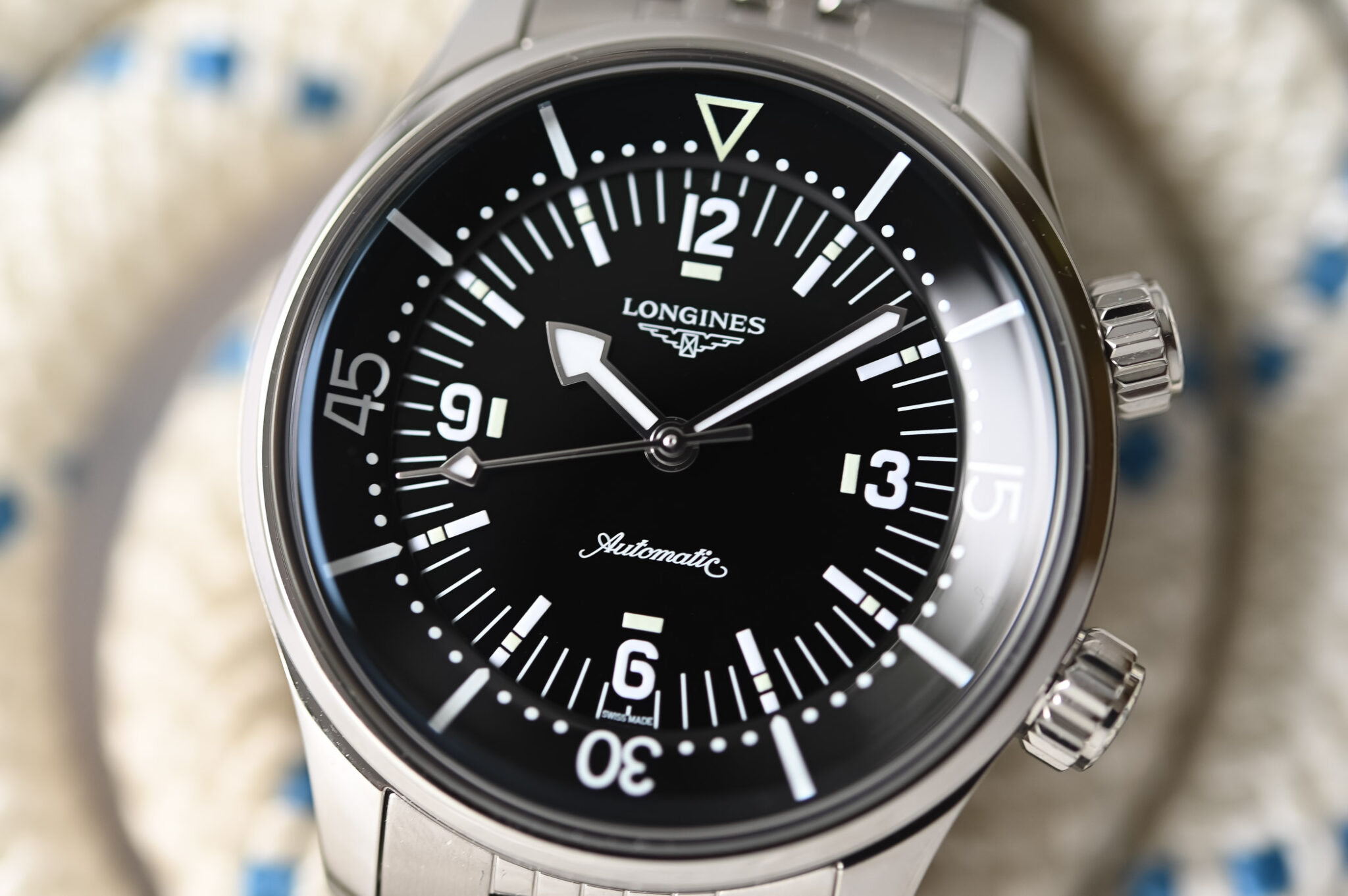 First Look: The New Longines Legend Diver 39mm No-Date