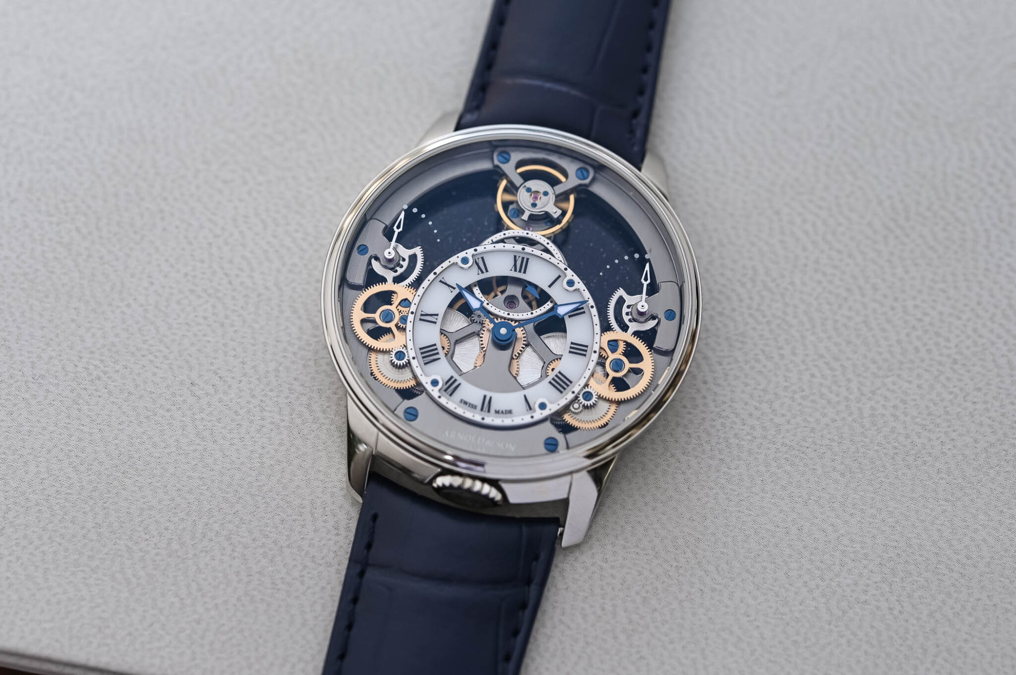 First Look: The Revamped Arnold & Son Time Pyramid 42.5mm