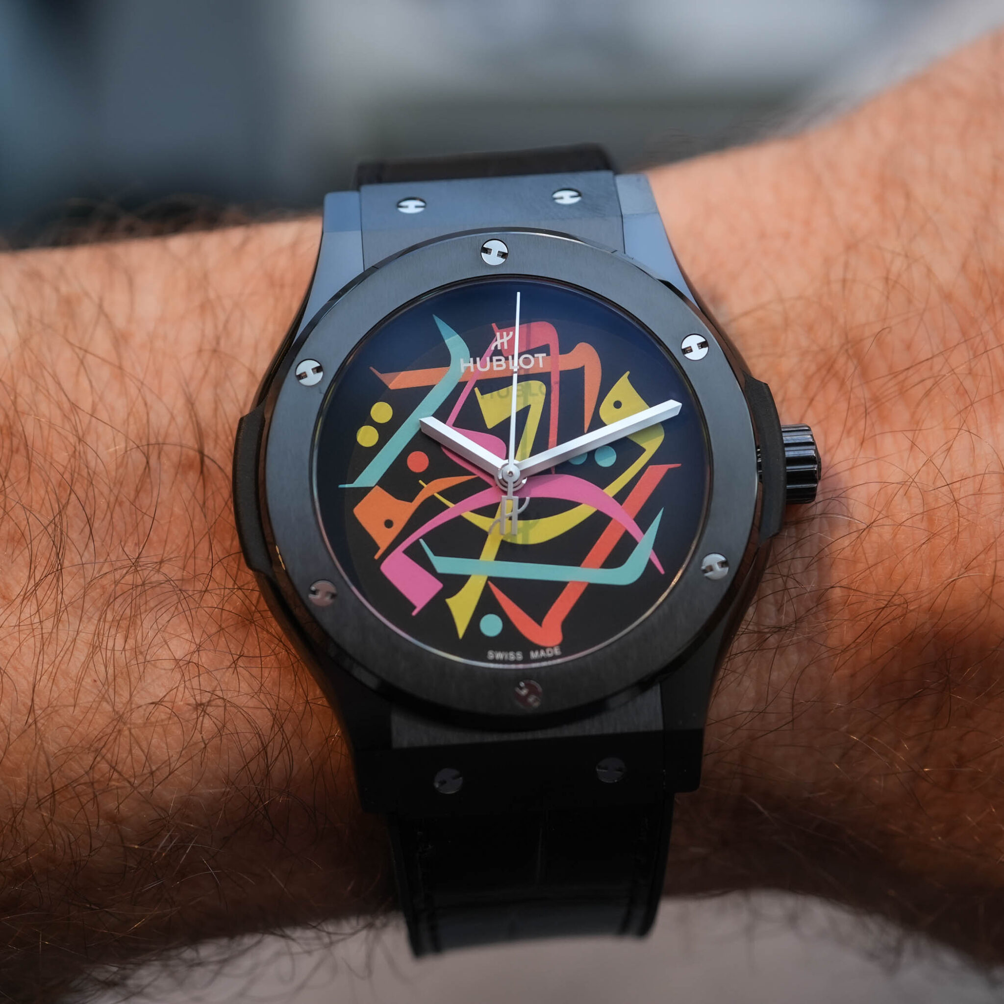 First Look: The Two Calligraphy-Themed Hublot Classic Fusion Black ...