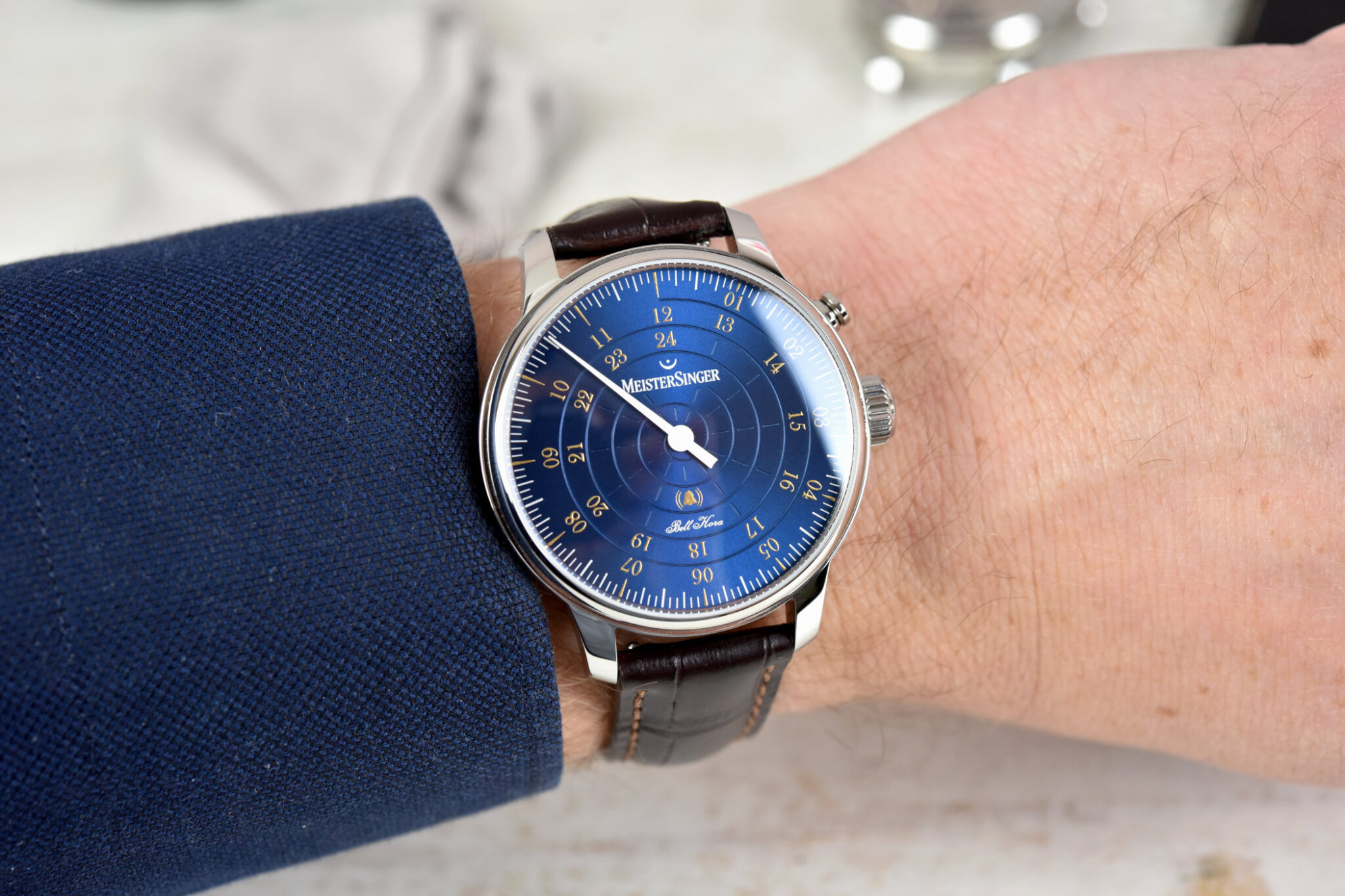 Striking A Chord With The MeisterSinger Bell Hora Blue & Gold