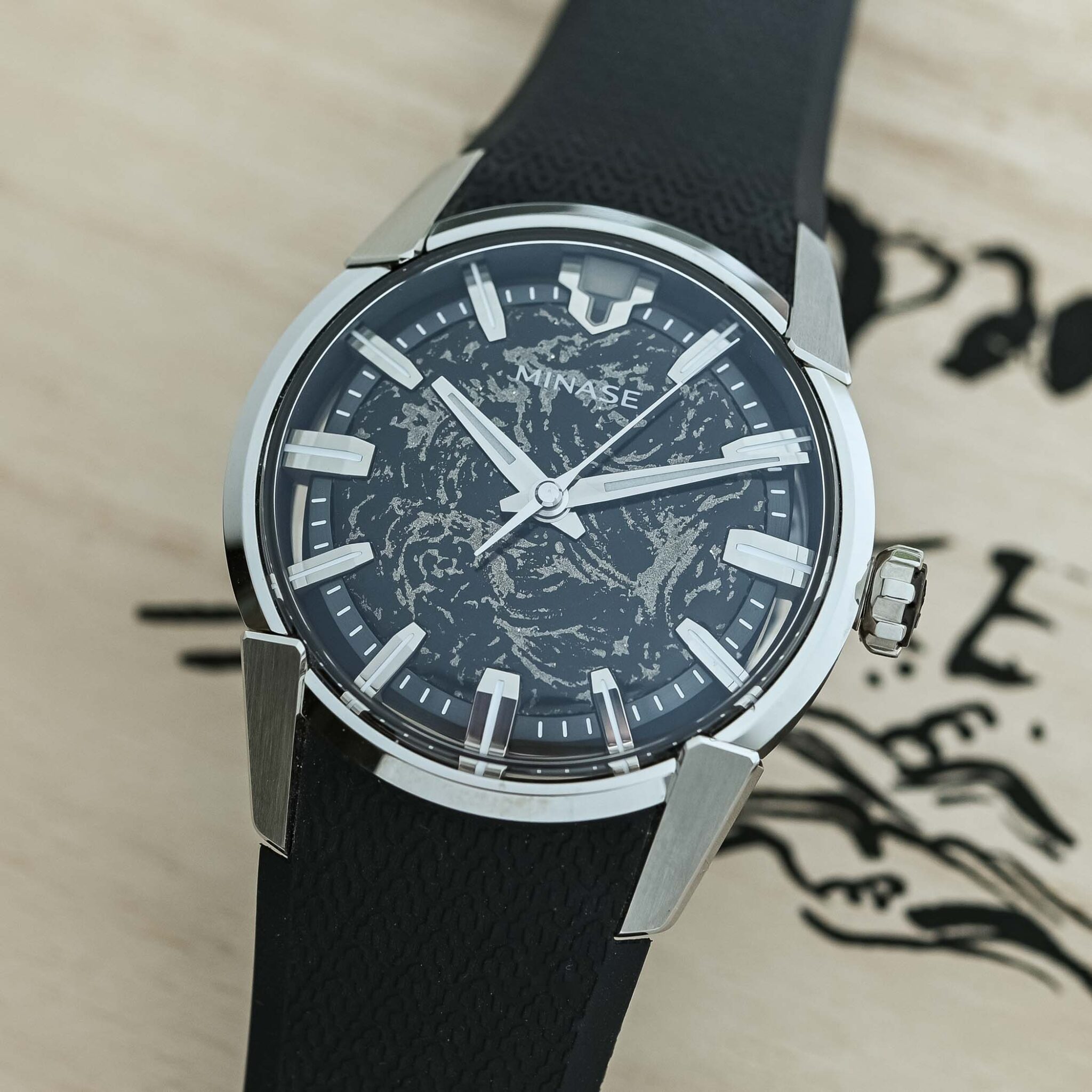 First Look: The Handcrafted Dials of the Minase Divido Shibo Urushi