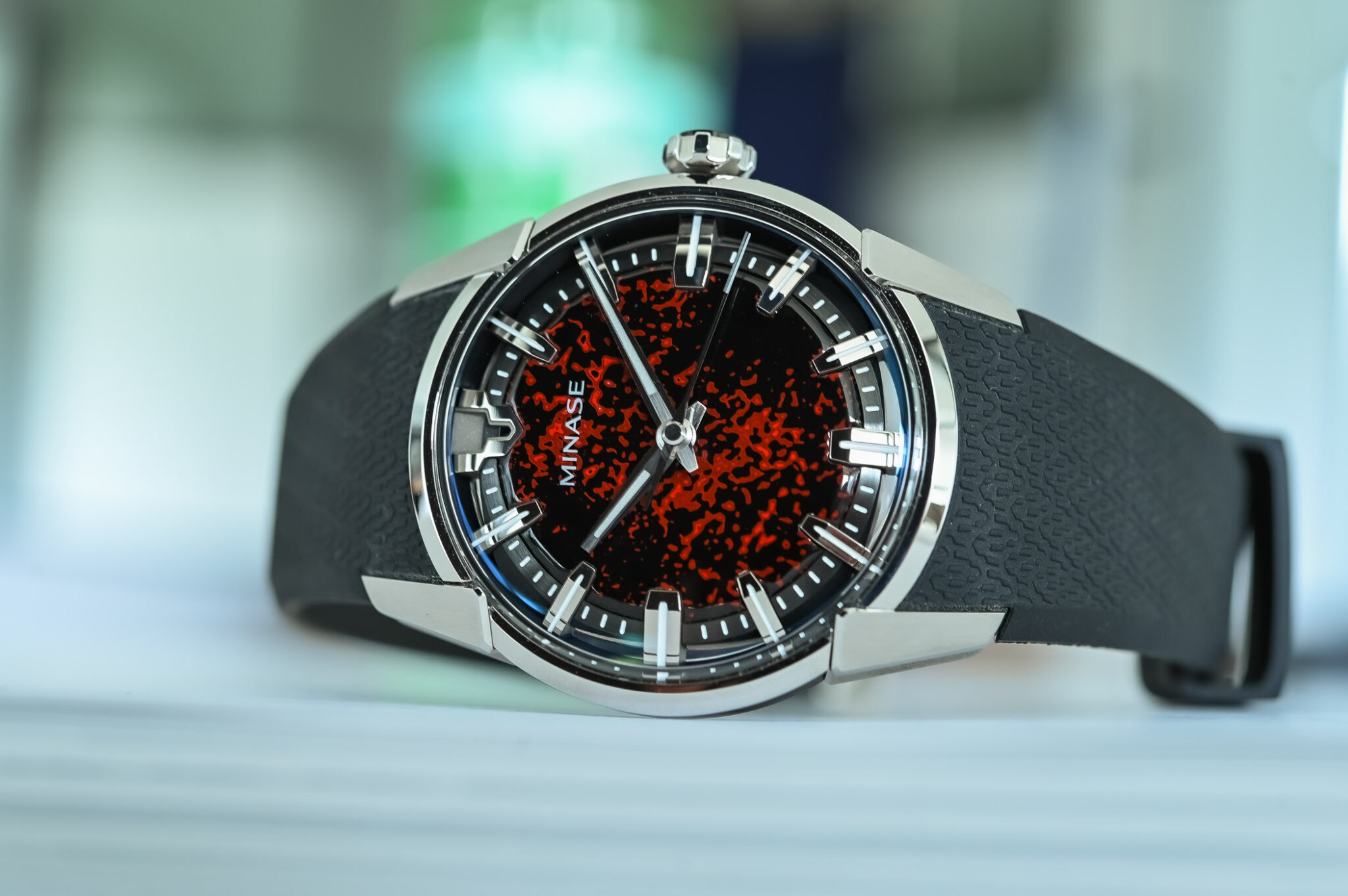 First Look: The Handcrafted Dials of the Minase Divido Shibo Urushi