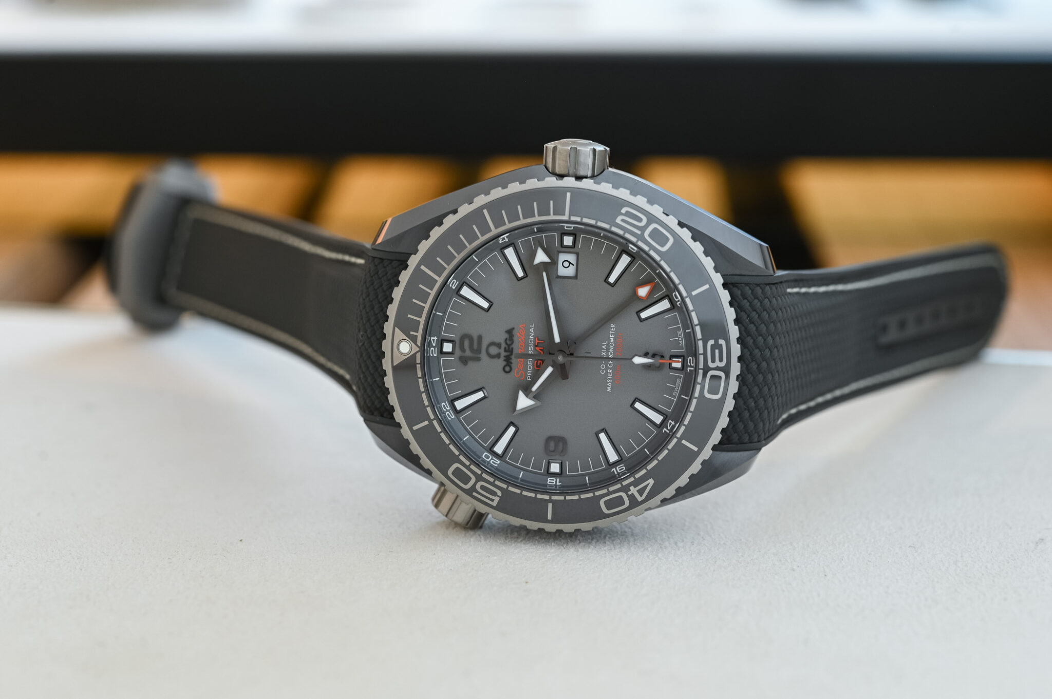 Hands-On: The Omega Seamaster Planet Ocean 600M Dark Grey GMT