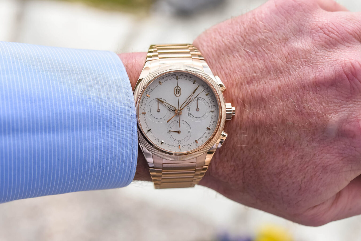 Review: The Parmigiani Tonda PF Split-Seconds Chronograph in Rose Gold