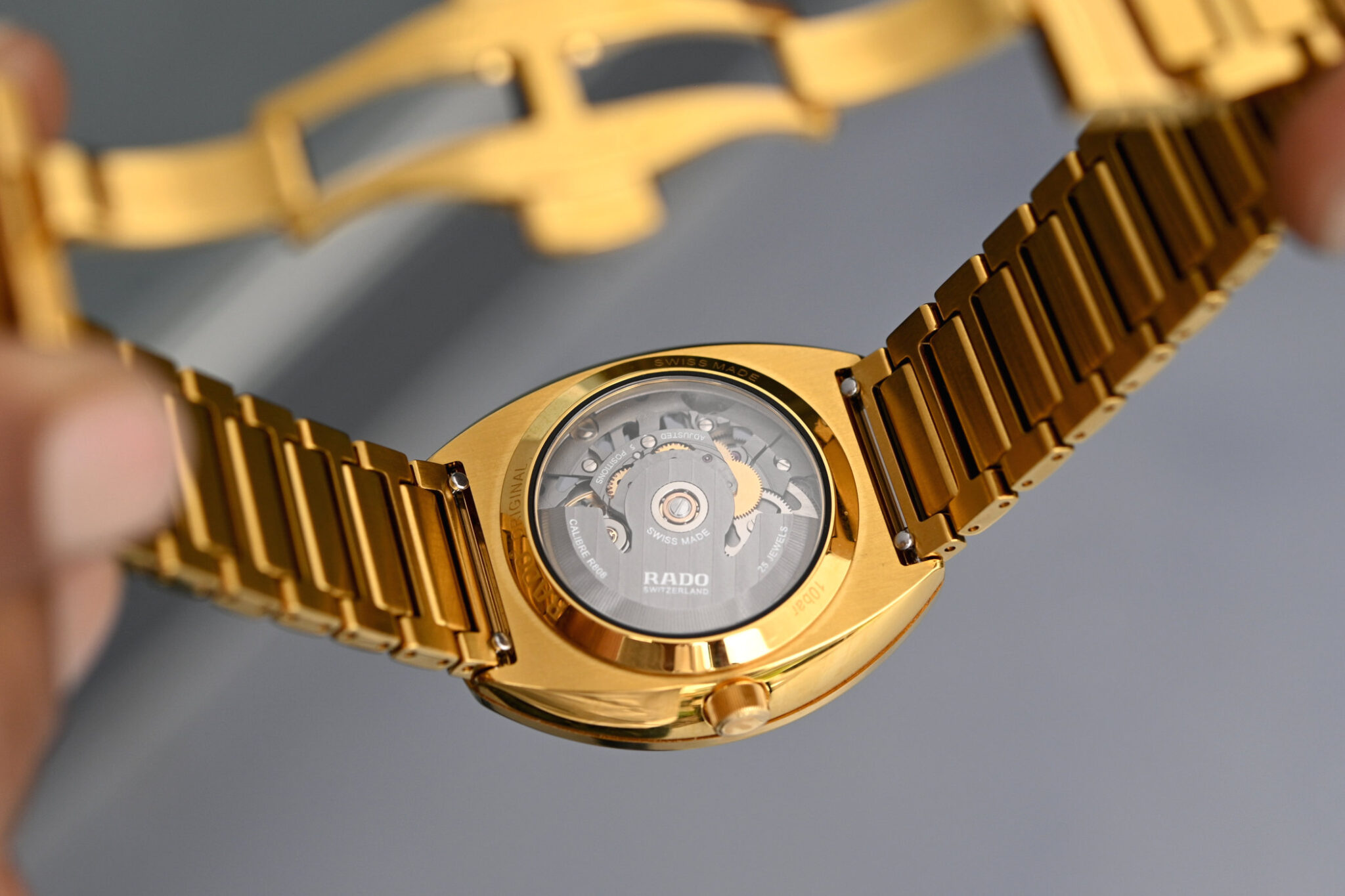 The Golden Auro Of The Rado DiaStar Original Skeleton