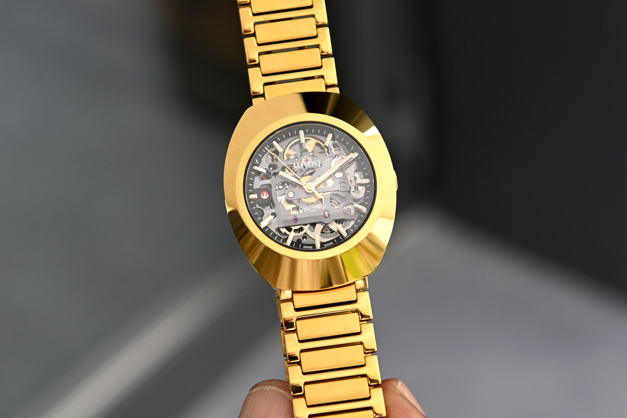The Golden Auro Of The Rado DiaStar Original Skeleton