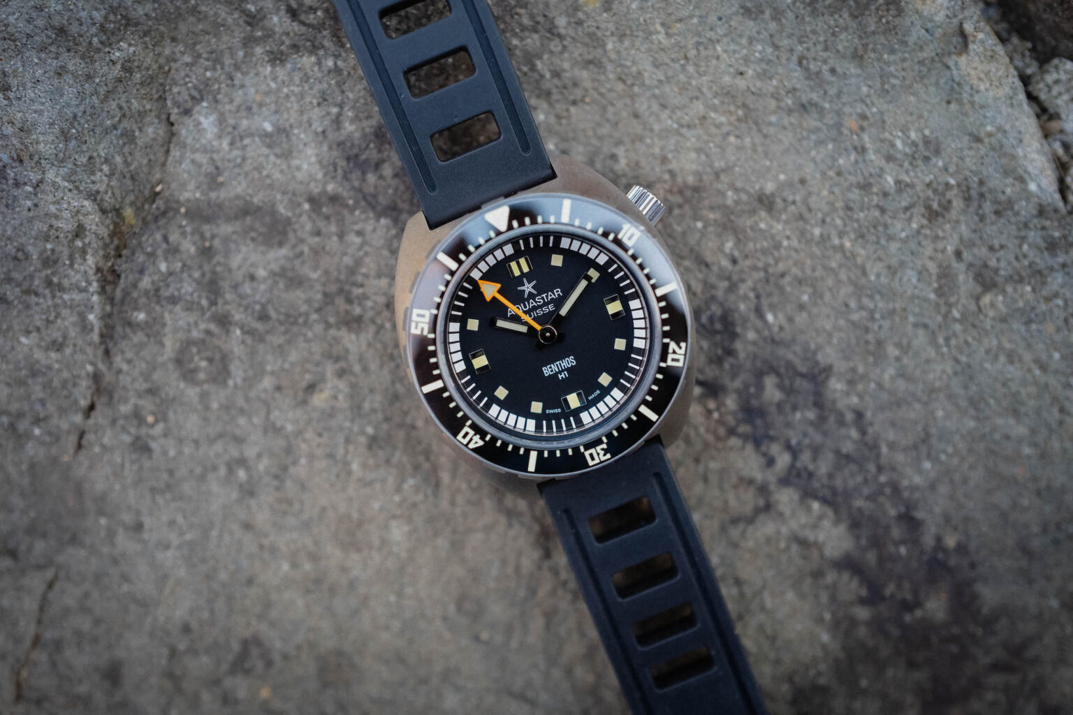 First Look: The New Aquastar Benthos Heritage H1