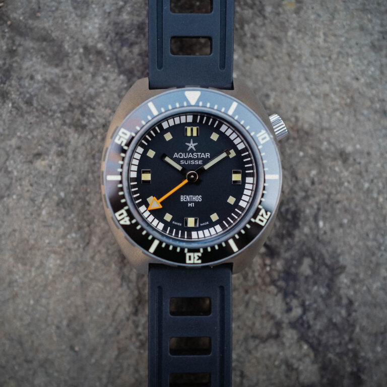 First Look: The Aquastar Benthos 500, Back With The Original Central Chronograph