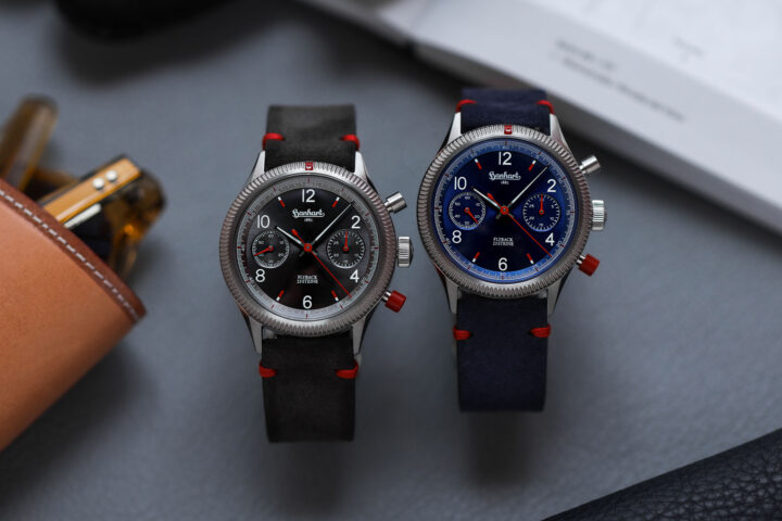 The Hanhart Red X Grey & Blue Flyback Chronograph and Dashboard ...