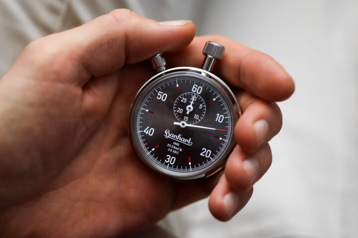 The Hanhart Red X Grey & Blue Flyback Chronograph and Dashboard ...