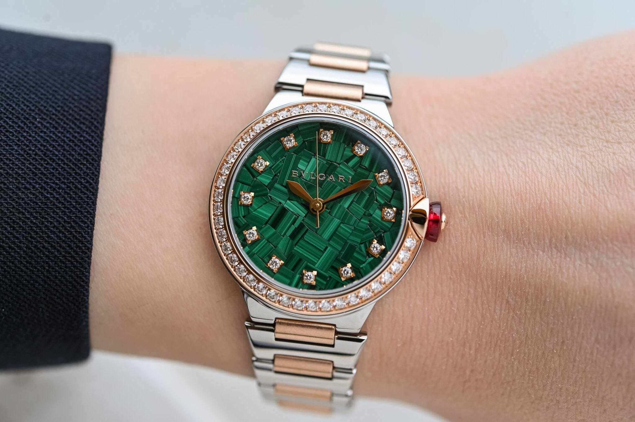 First Look: Malachite or MoP for the Latest Bulgari Lucea Models