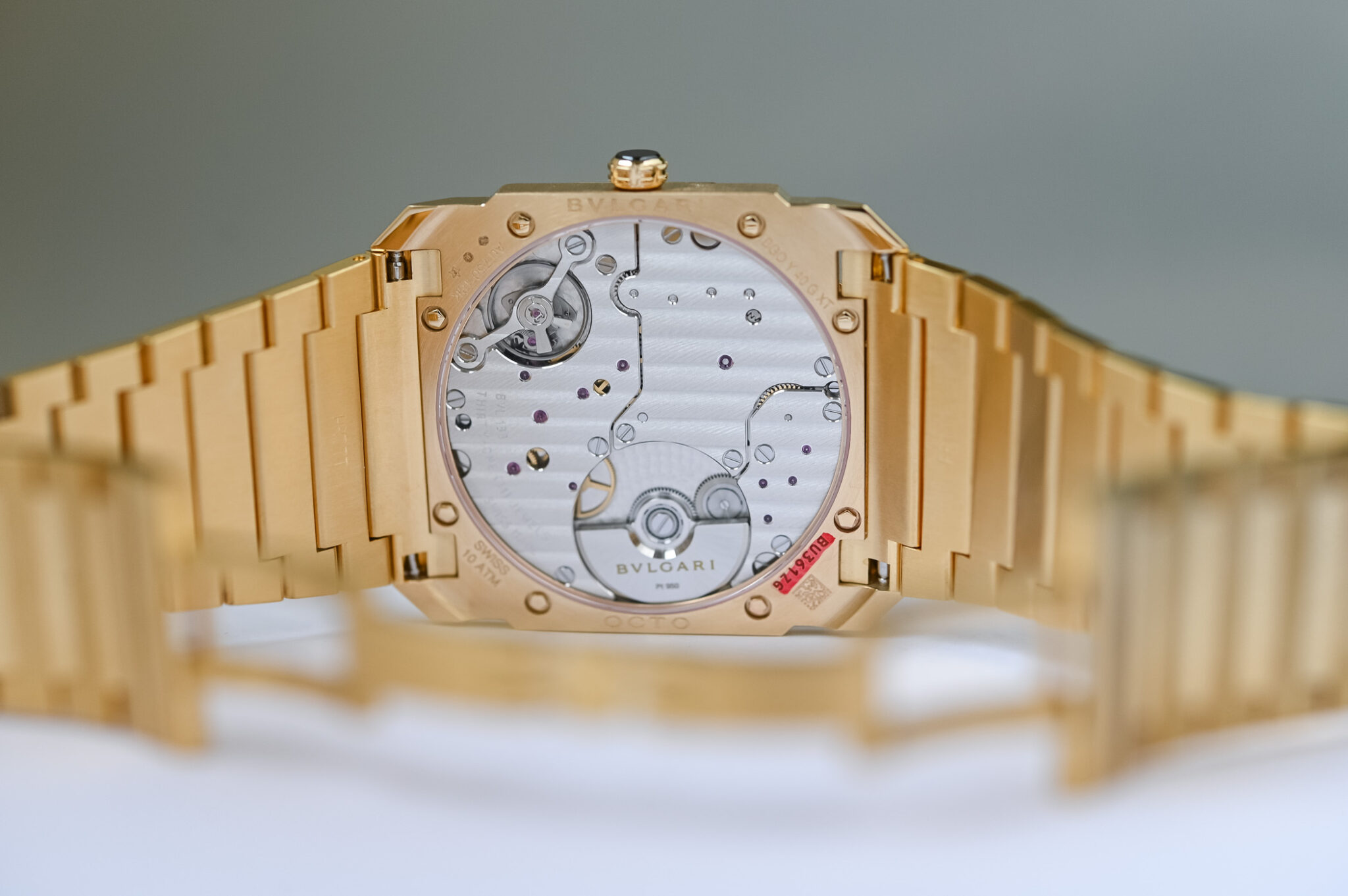 First Look: The New Bulgari Octo Finissimo Automatic Blue-and-Gold