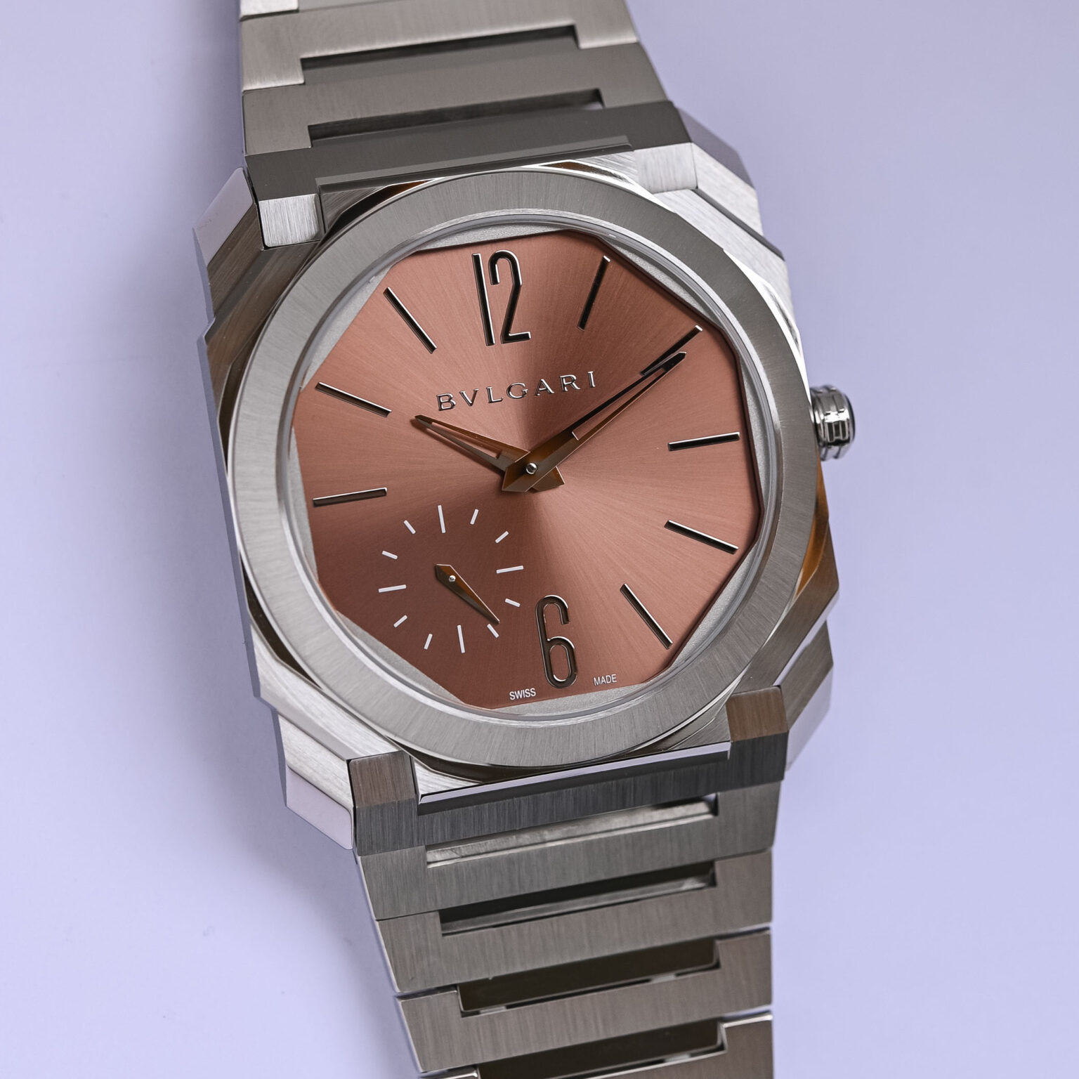 First Look: The Salmon Dial Bulgari Octo Finissimo Tuscan Copper
