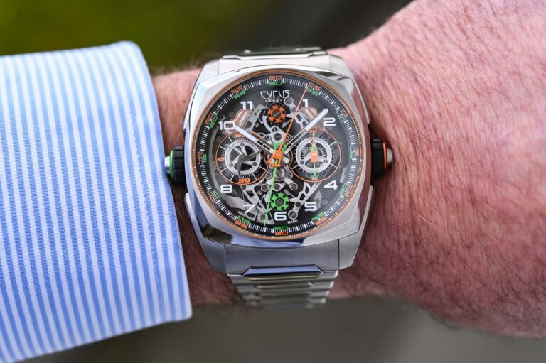 Review: The Cyrus Klepsys Dice Saffron Double-Chronograph