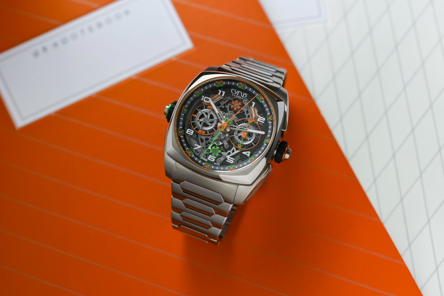 Review: The Cyrus Klepsys Dice Saffron Double-Chronograph