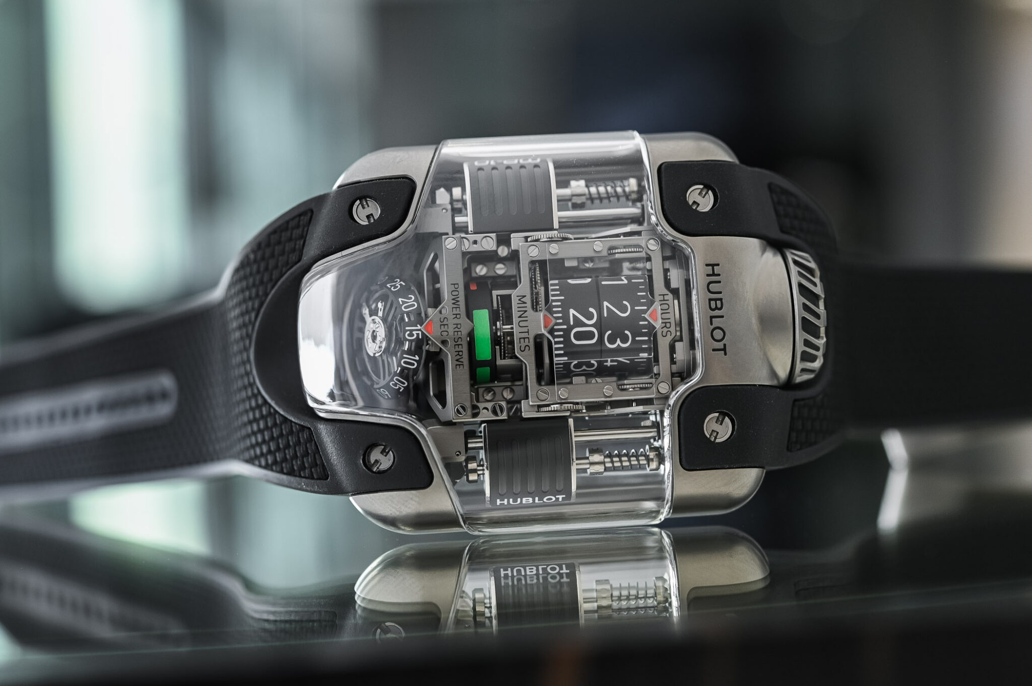 First Look: The Hublot MP-10 Tourbillon Weight Energy System Titanium