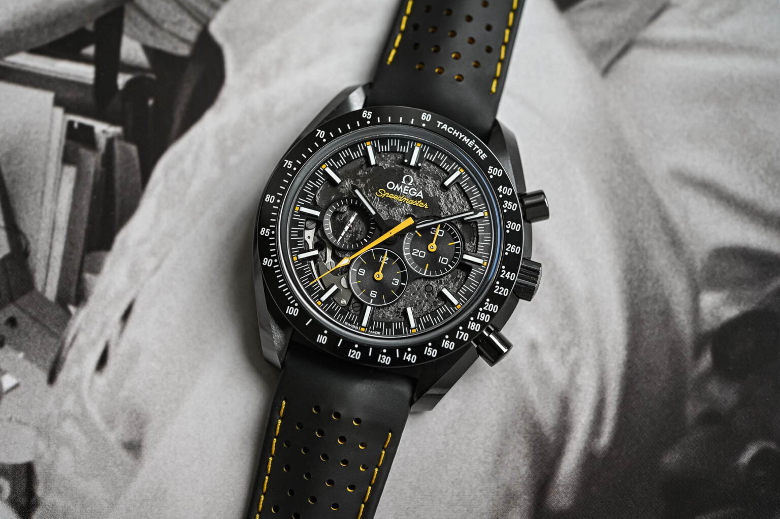Hands-On: The Omega Speedmaster Dark Side of the Moon Apollo 8