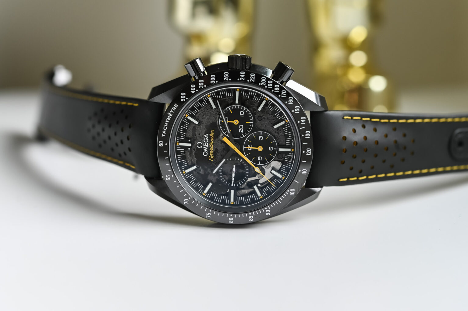 Hands-On: The Omega Speedmaster Dark Side of the Moon Apollo 8