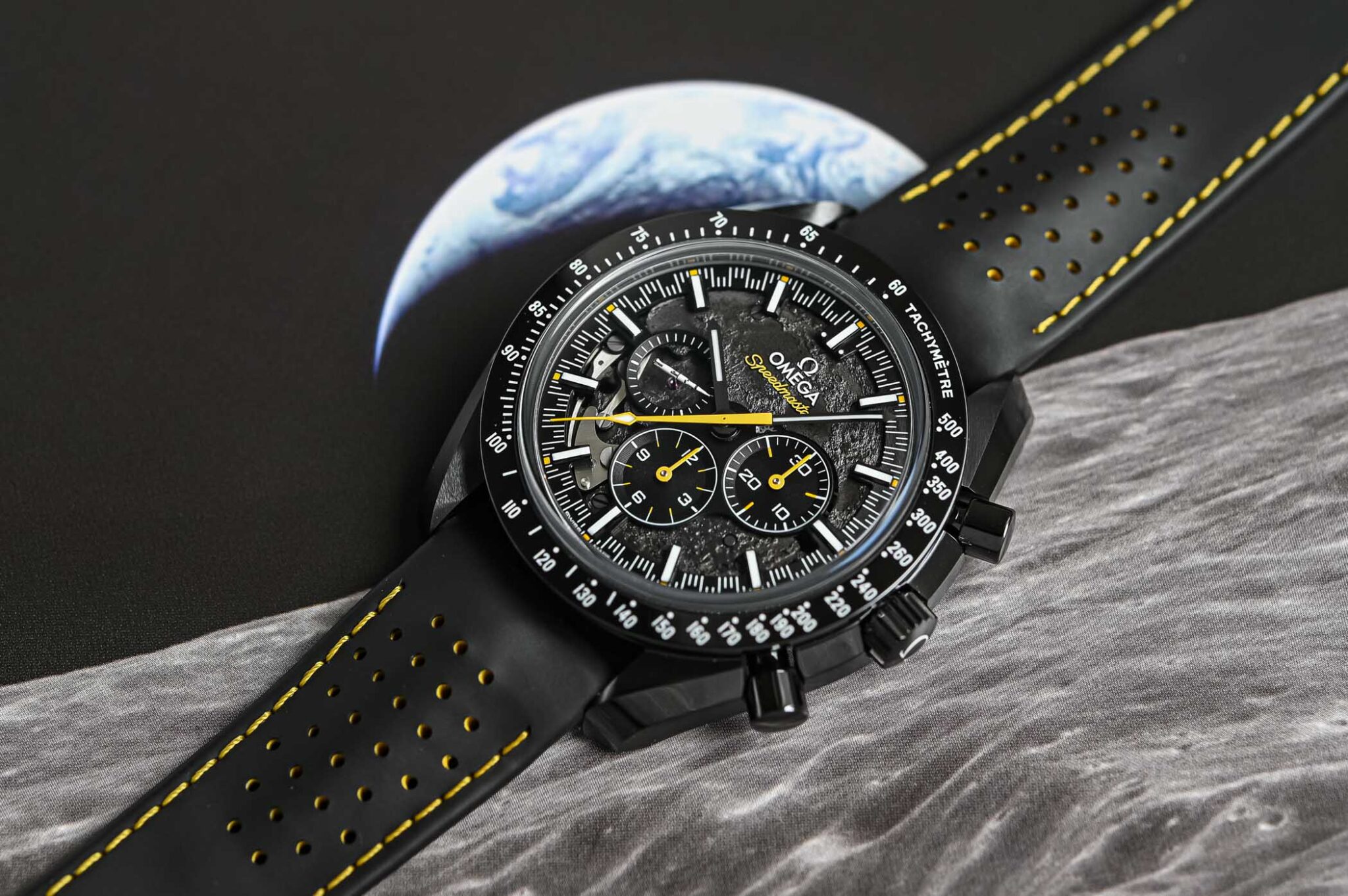 Hands-On: The Omega Speedmaster Dark Side of the Moon Apollo 8