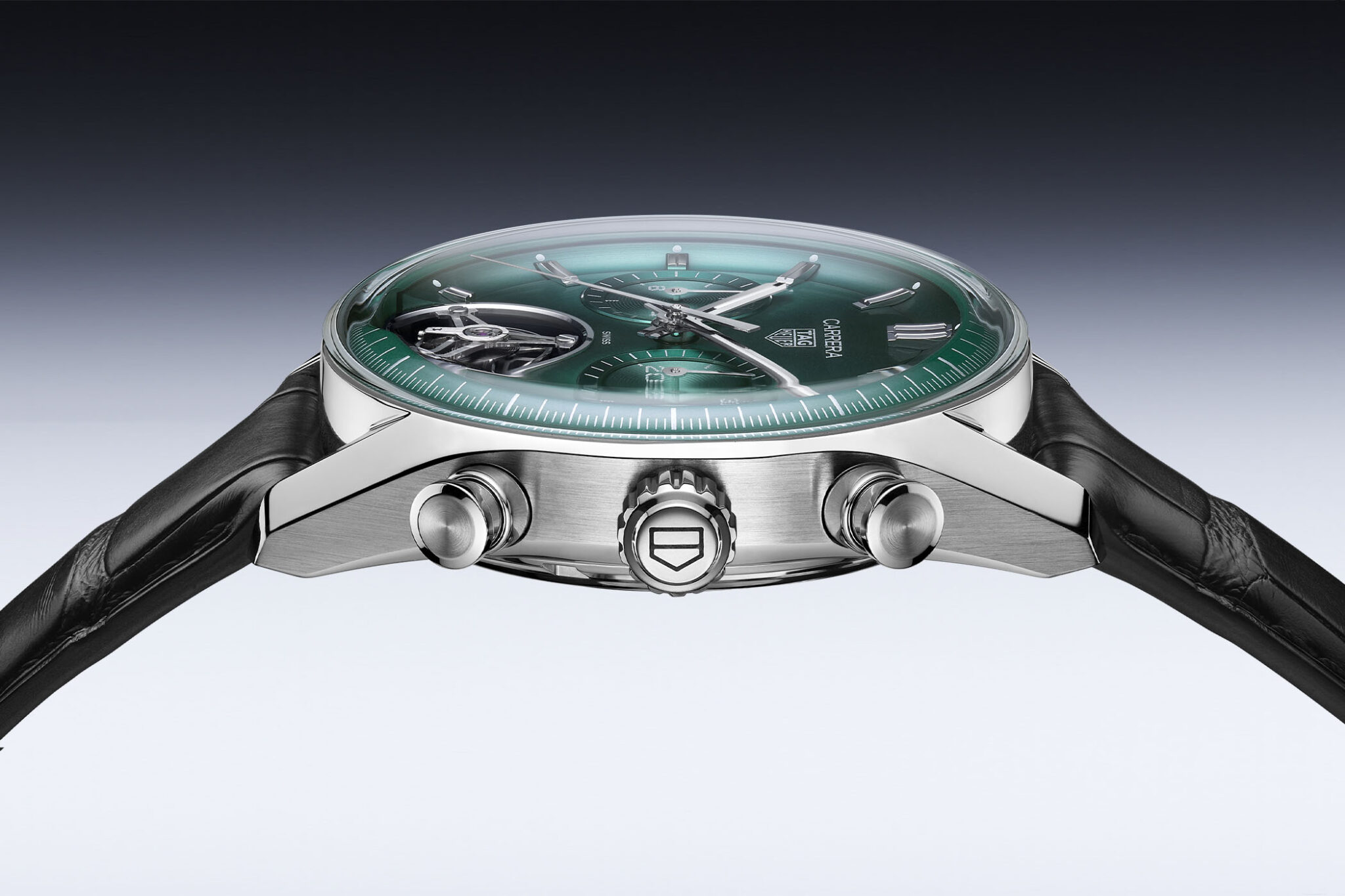 Introducing The Green Tag Heuer Carrera Chronograph Tourbillon Glassbox