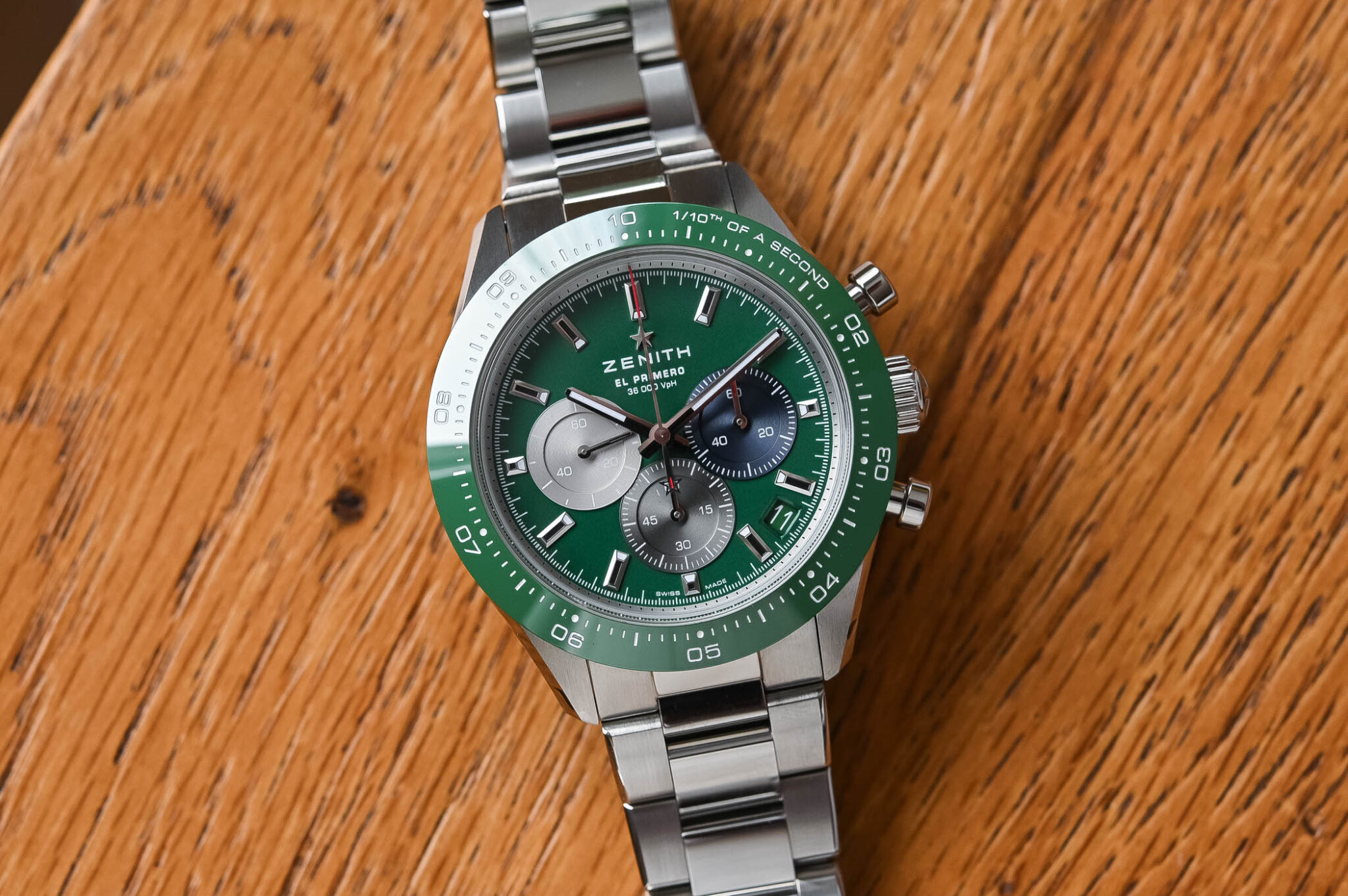 First Look: The New Zenith Chronomaster Sport Green